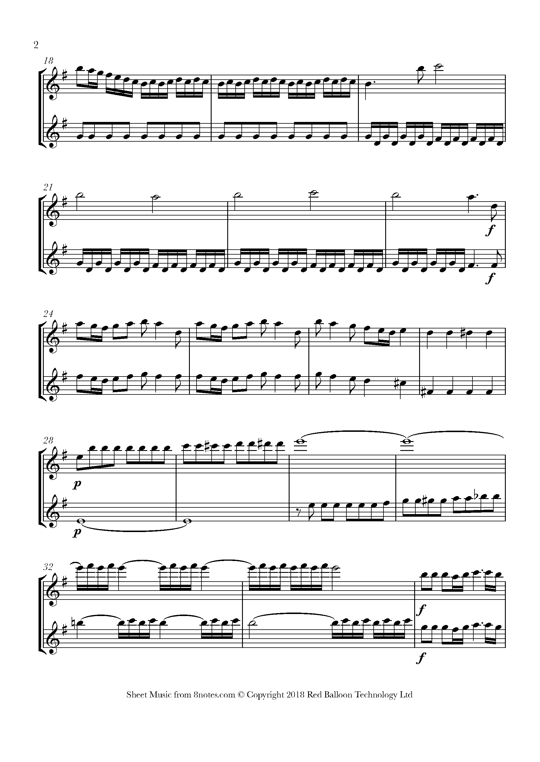 Vivaldi - Spring from The Four Seasons 1. Allegro Sheet music for Flute ...