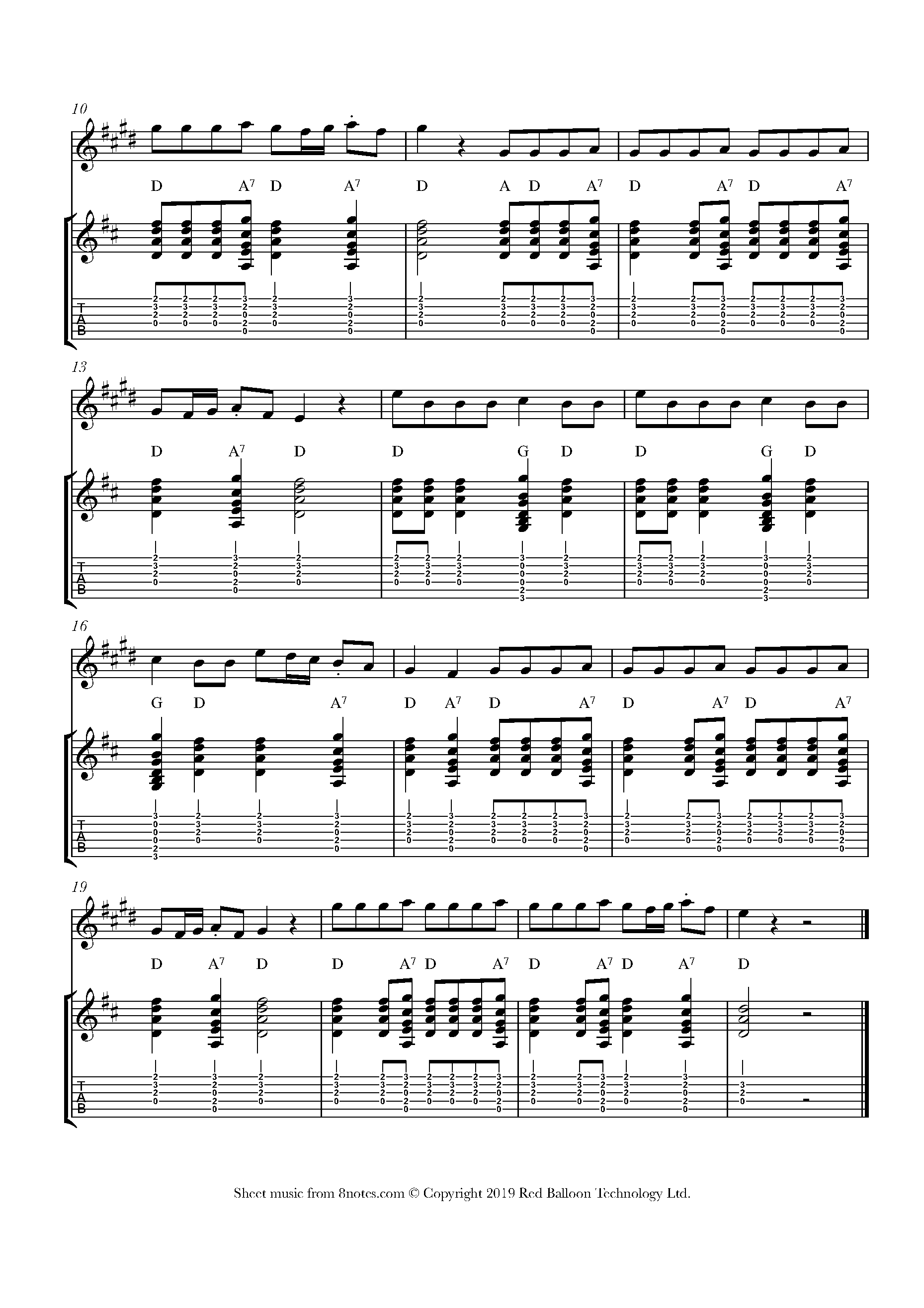 Vivaldi - Autumn from the Four Seasons Sheet music for Guitar-Clarinet ...