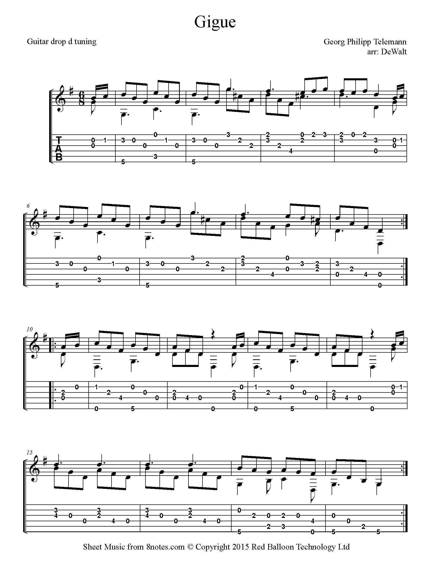 Free Guitar Sheet Music, Lessons & Resources - 8notes.com