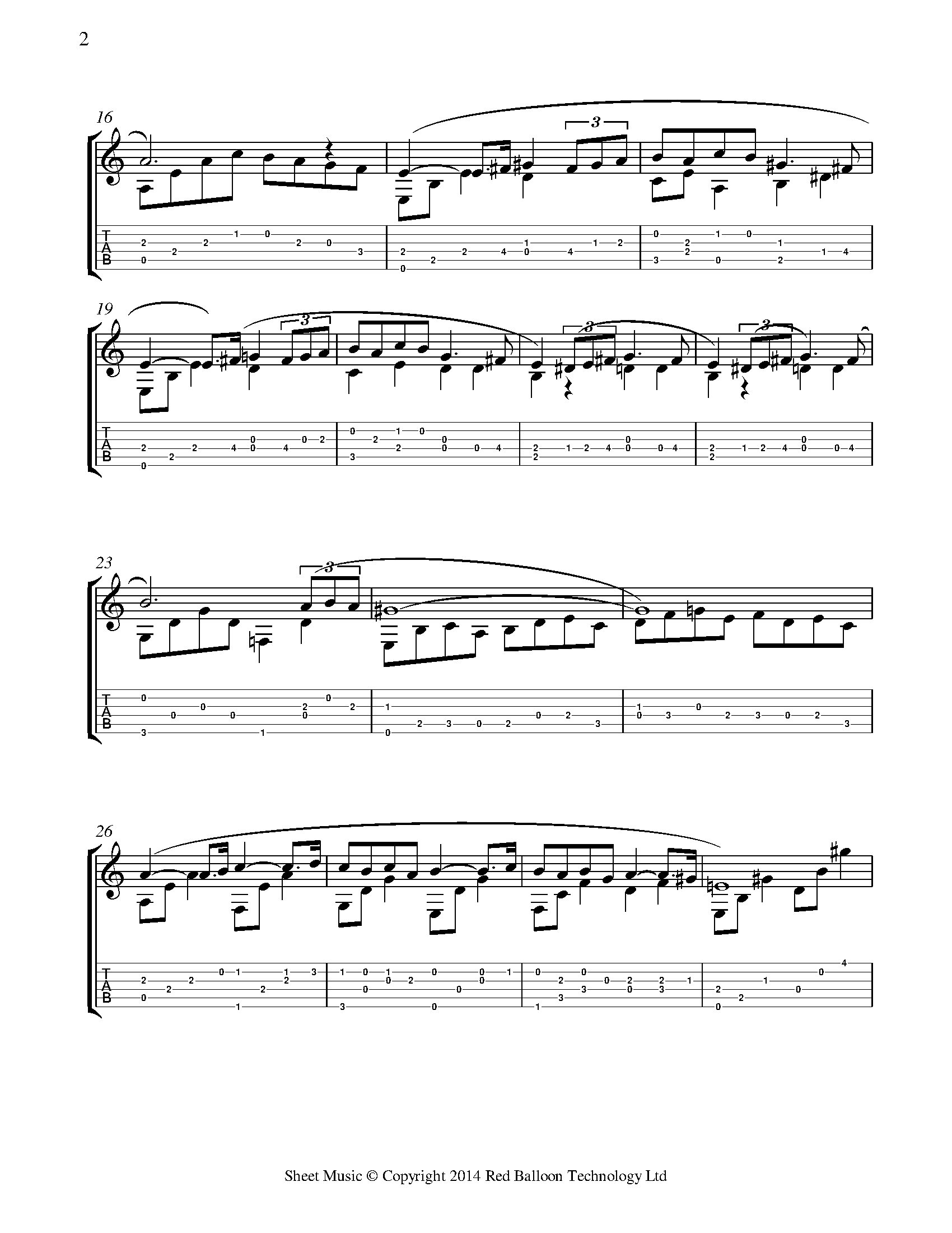 Fauré - Pavane Op.50 Sheet music for Guitar - 8notes.com