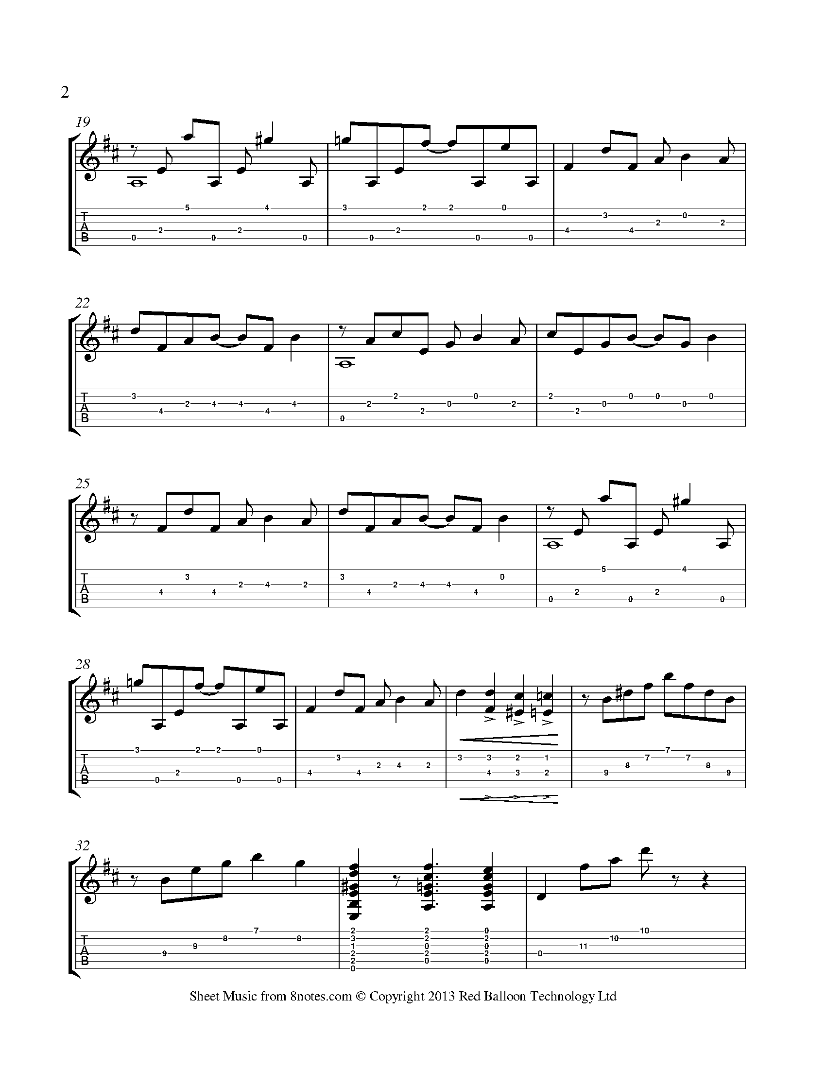 Scott Joplin - Maple Leaf Rag Sheet music for Guitar - 8notes.com