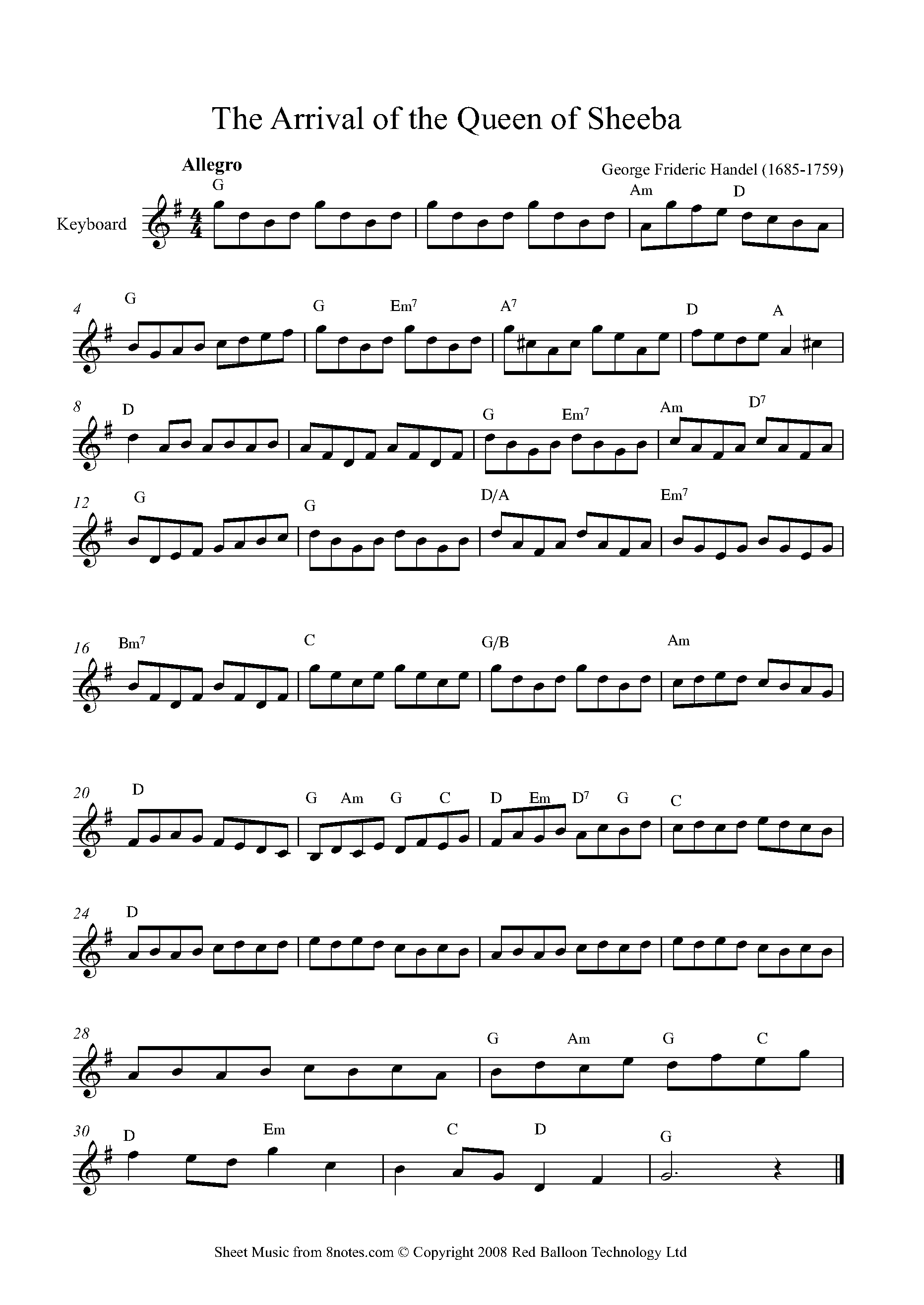 Handel Arrival Of The Queen Of Sheba Imslp at Anthony Galloway blog