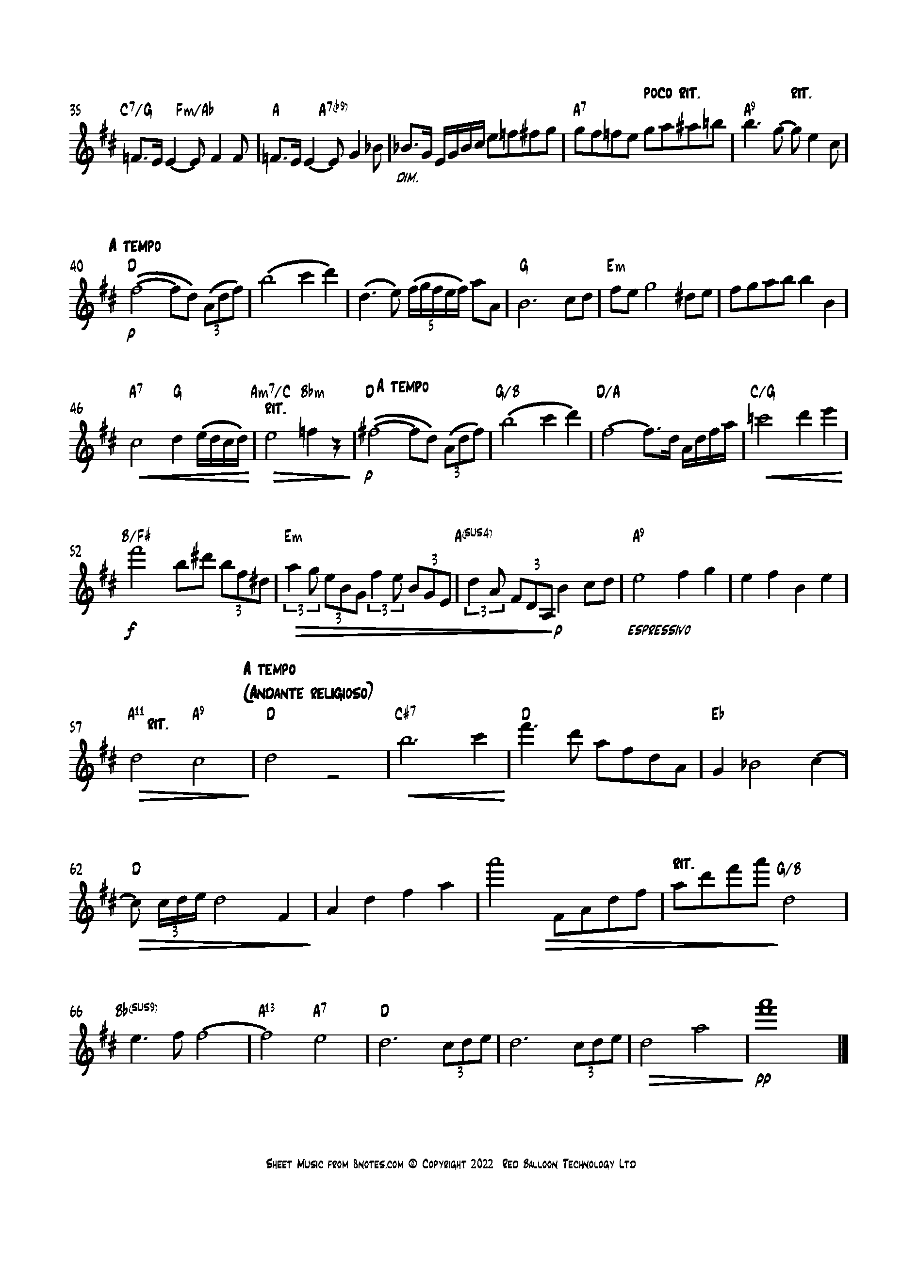 Massenet - Meditation from Thais Sheet music for Lead Sheets - 8notes.com