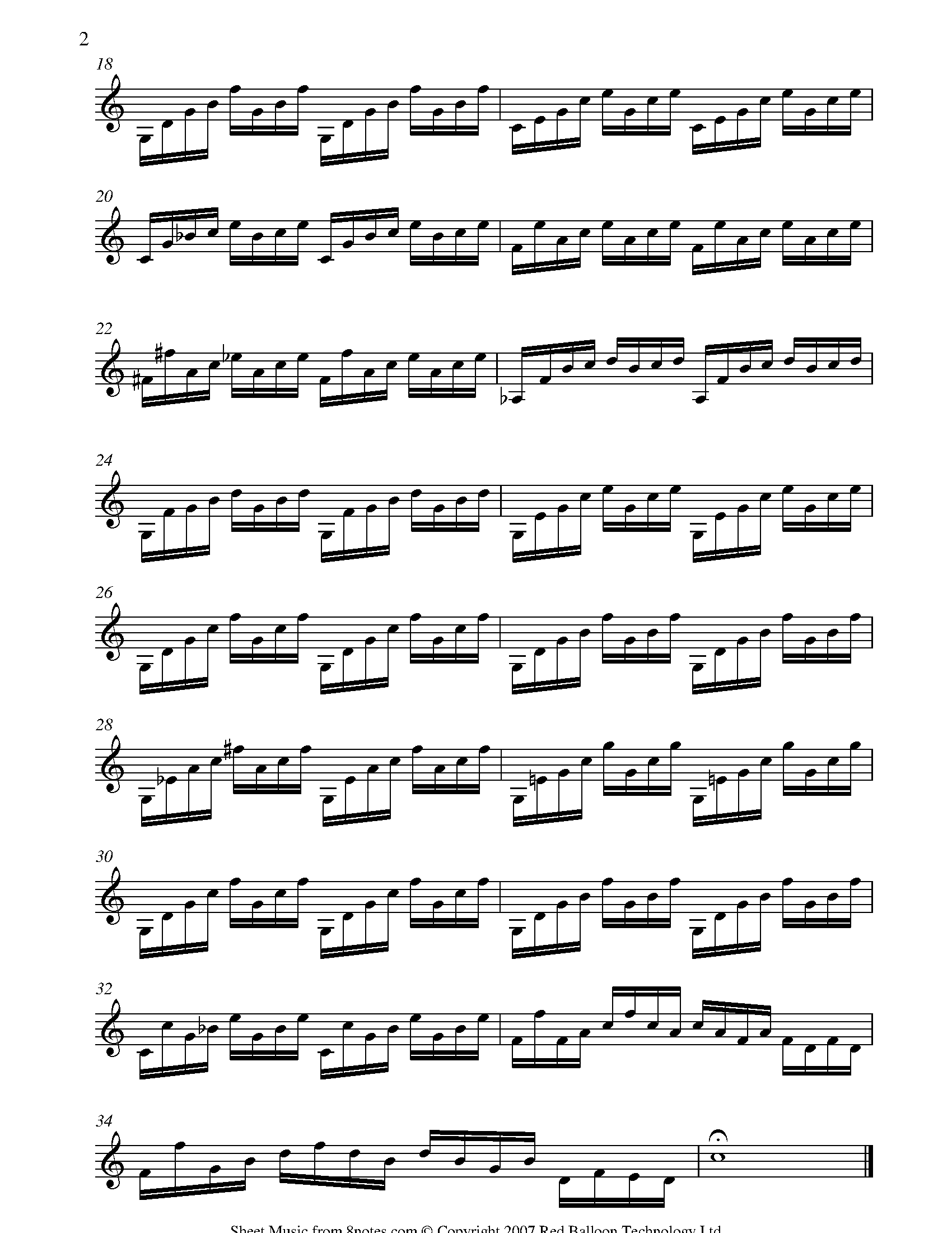 Bach - Prelude No.1 Sheet music for Mandolin - 8notes.com