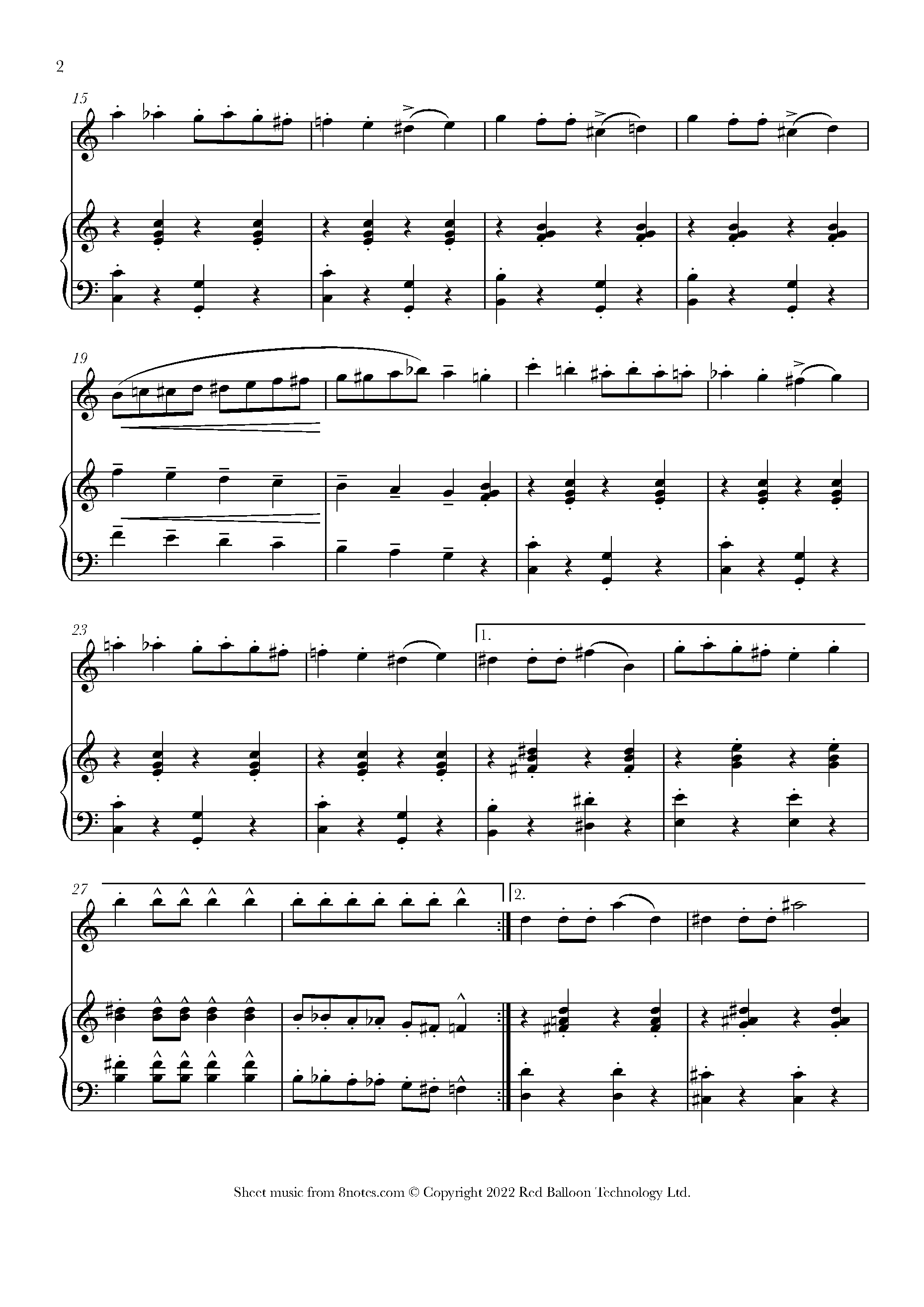 Fučík - Entry of the Gladiators Sheet music for Oboe - 8notes.com