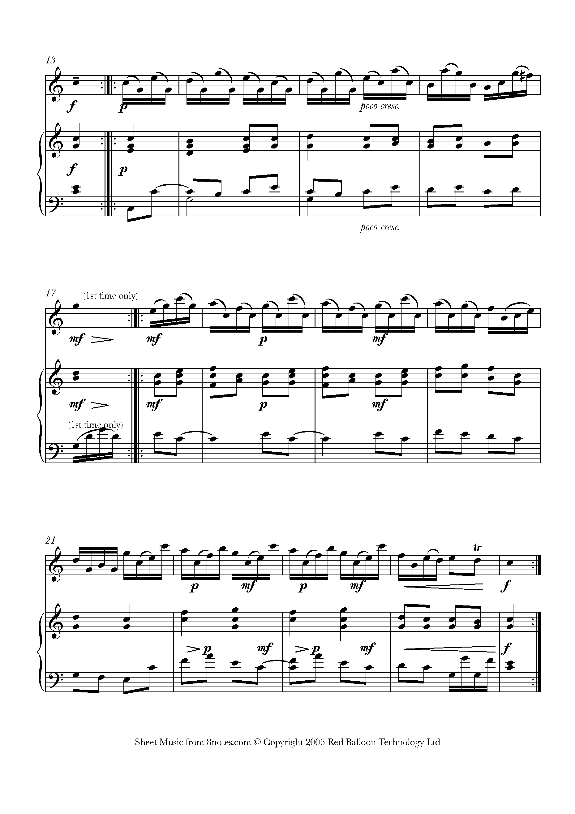 Handel - Harmonius Blacksmith Sheet music for Oboe - 8notes.com