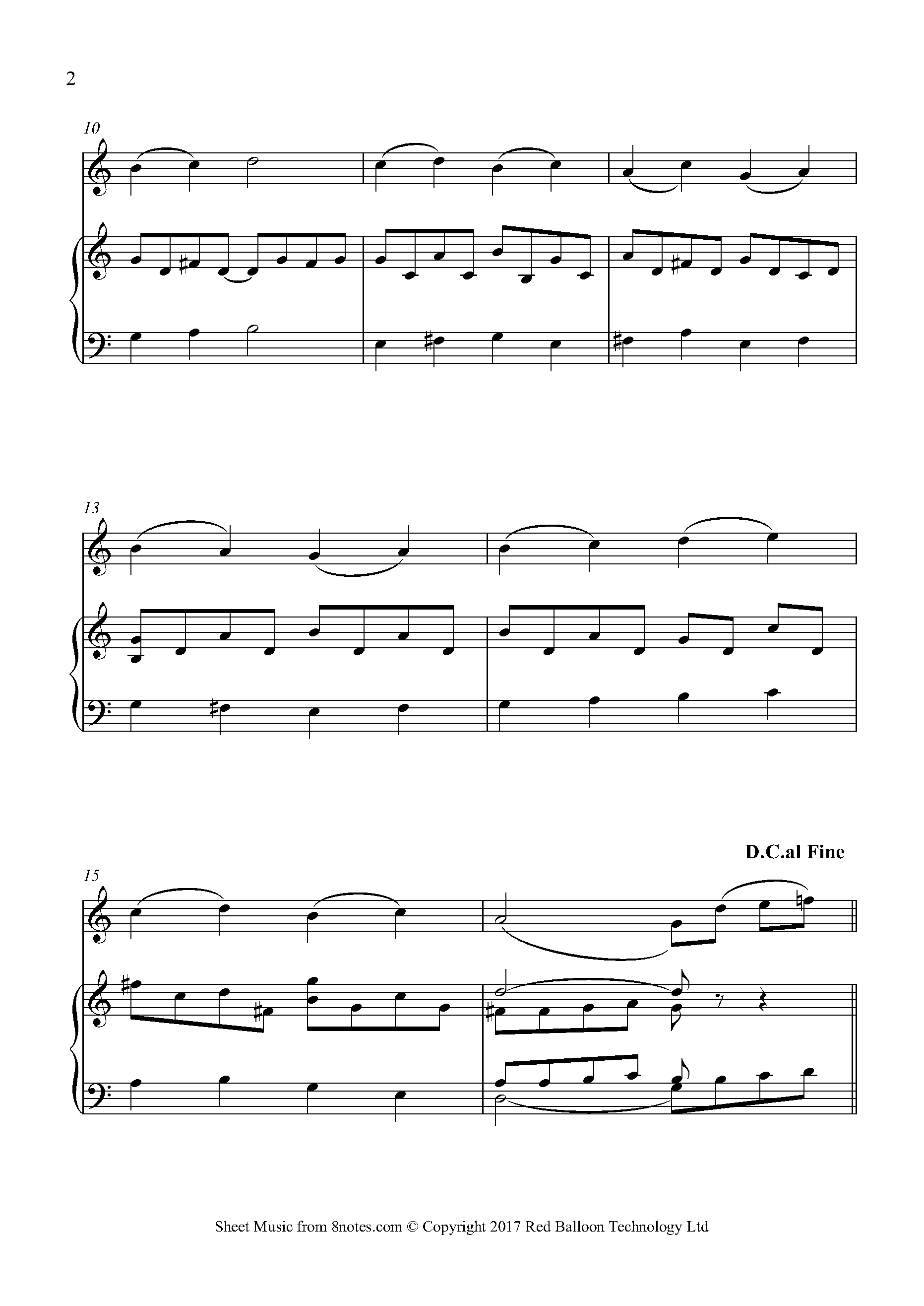 Schumann - Humming Song Op 68 No 3 (from Album for the Young) Sheet ...