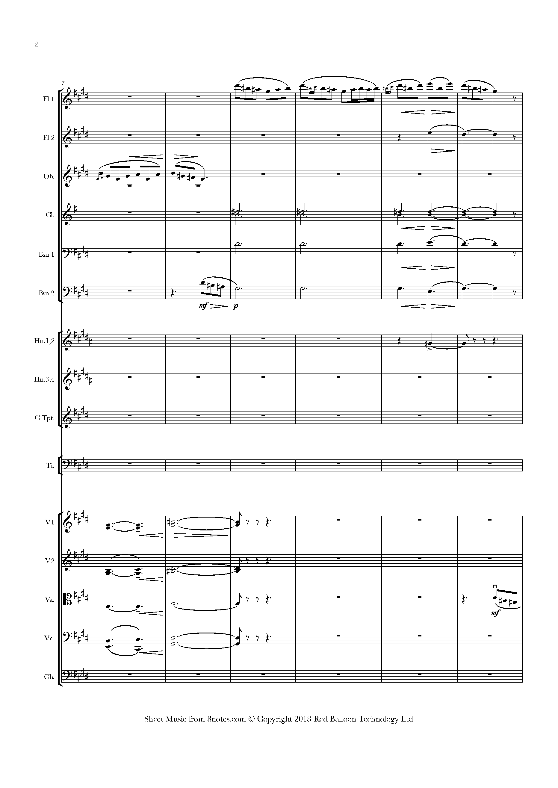 Grieg - Morning from Peer Gynt (Morning Mood) Sheet music for Orchestra ...