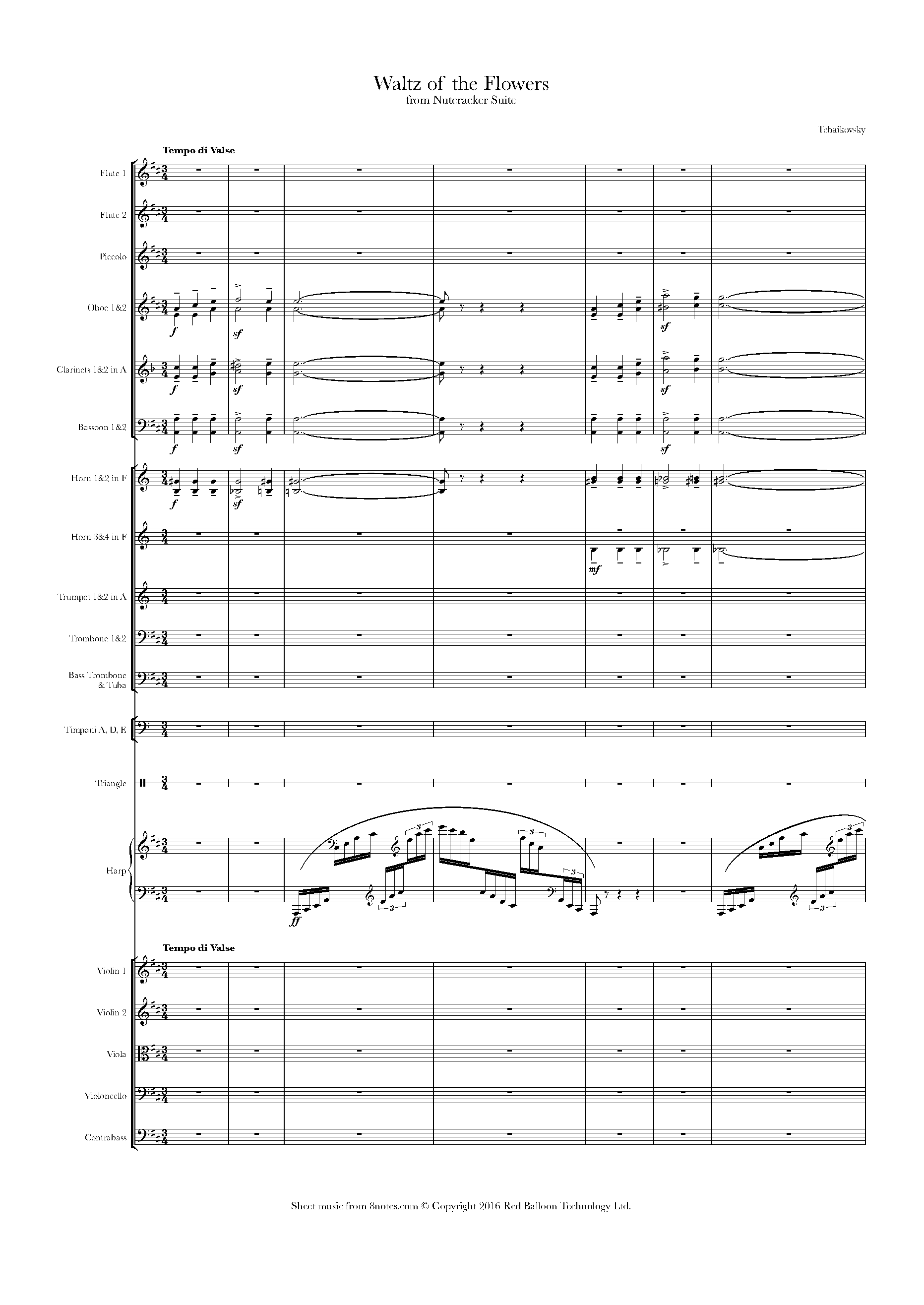 Tchaikovsky - Nutcracker Suite, Op. 71a VIII. Waltz of the Flowers ...