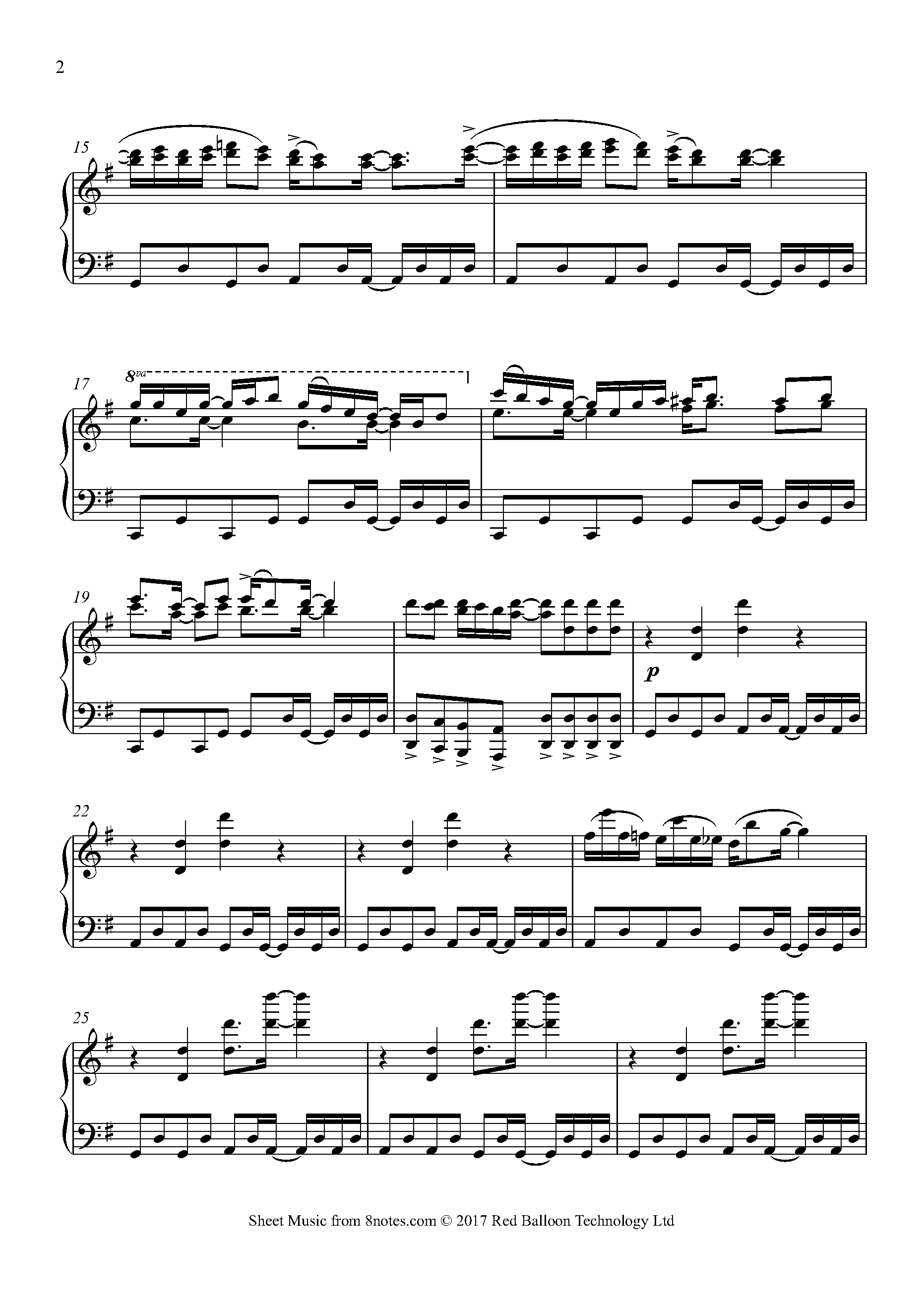 David Bruce - Cajun Carnival Sheet music for Piano - 8notes.com