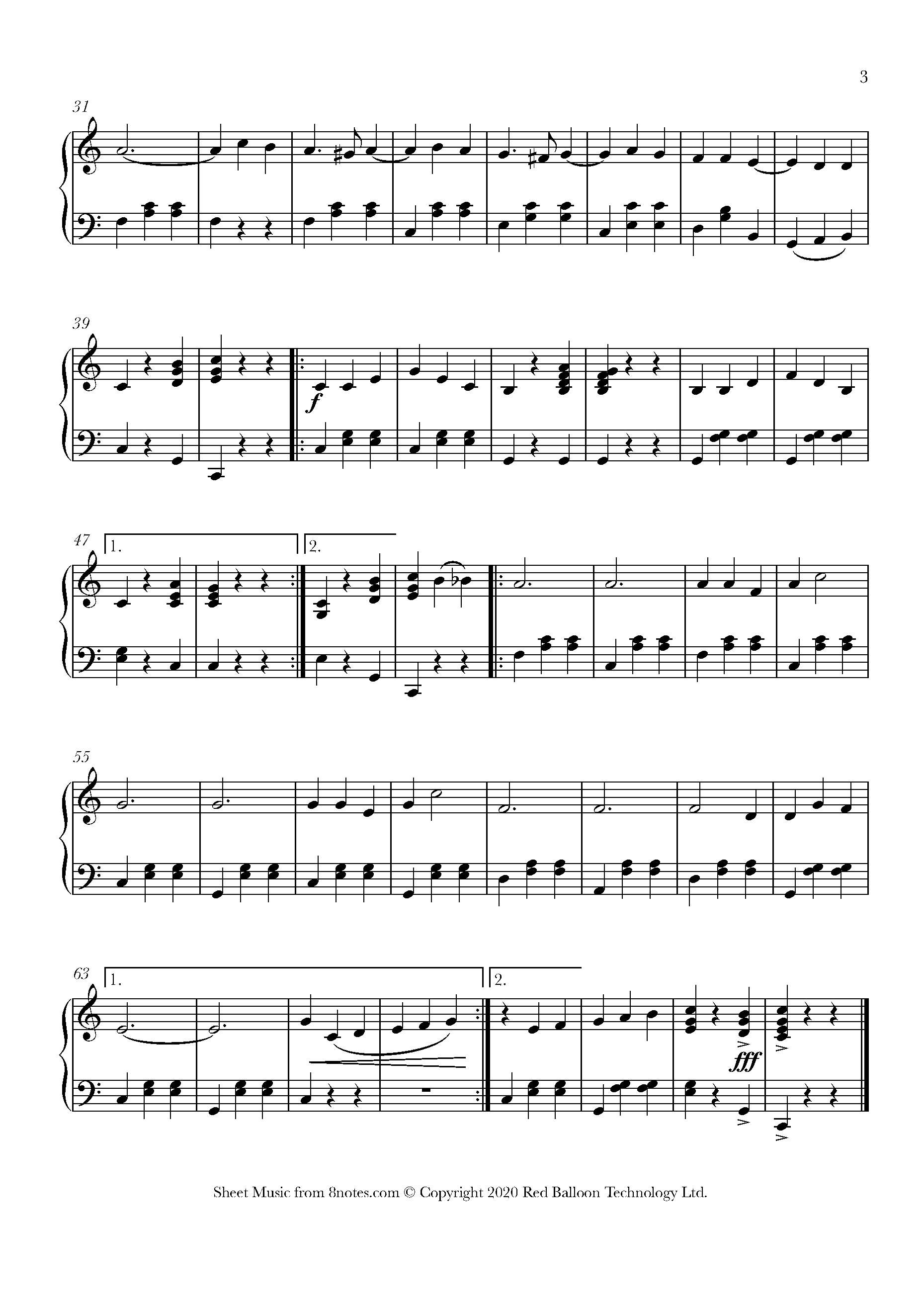 Chiapanecas (Mexican Trad.) Sheet music for Piano - 8notes.com