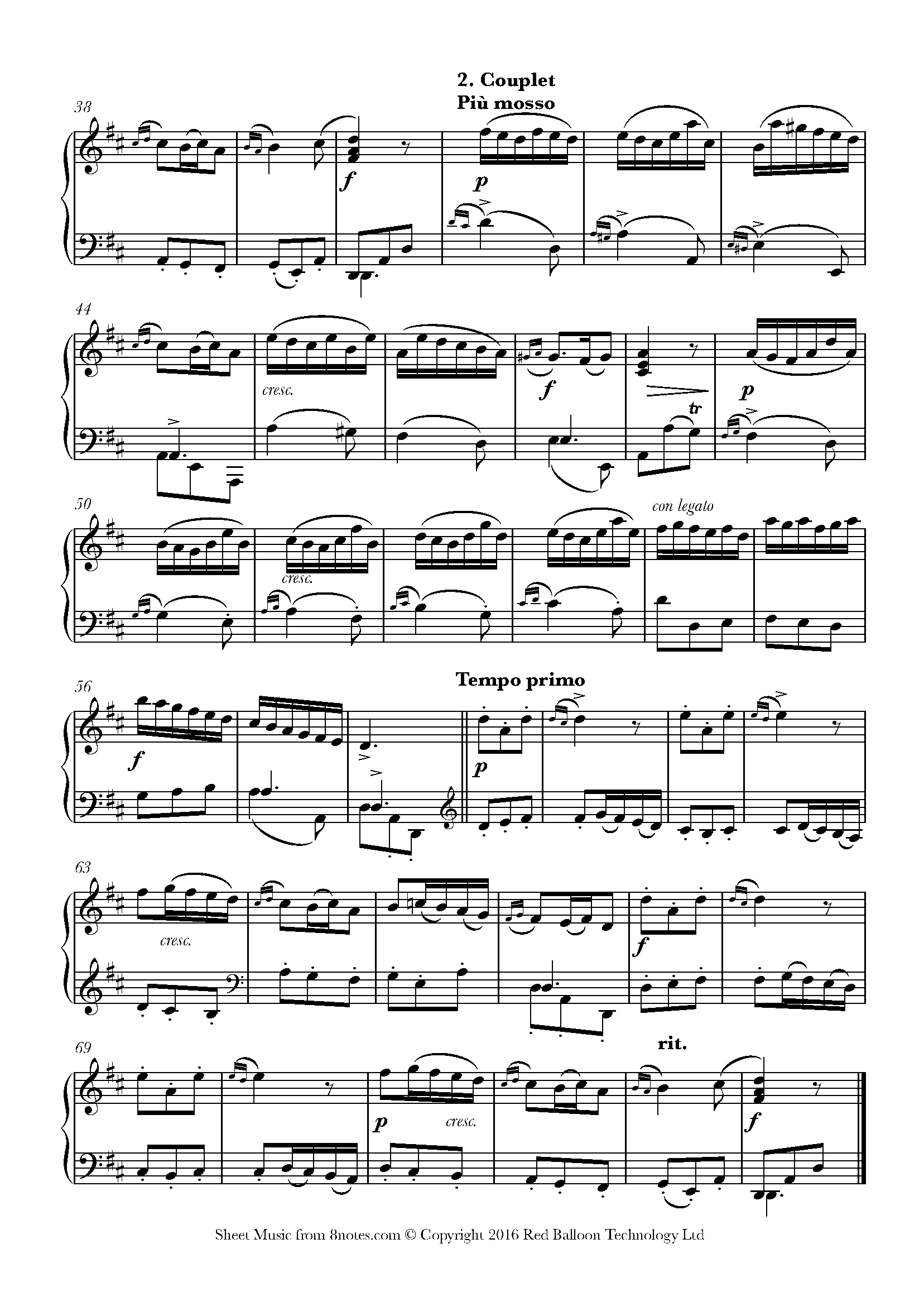 Couperin - ﻿Le petit rien 5 Pièces de Clavecin Suite 18, No. 4 Sheet ...