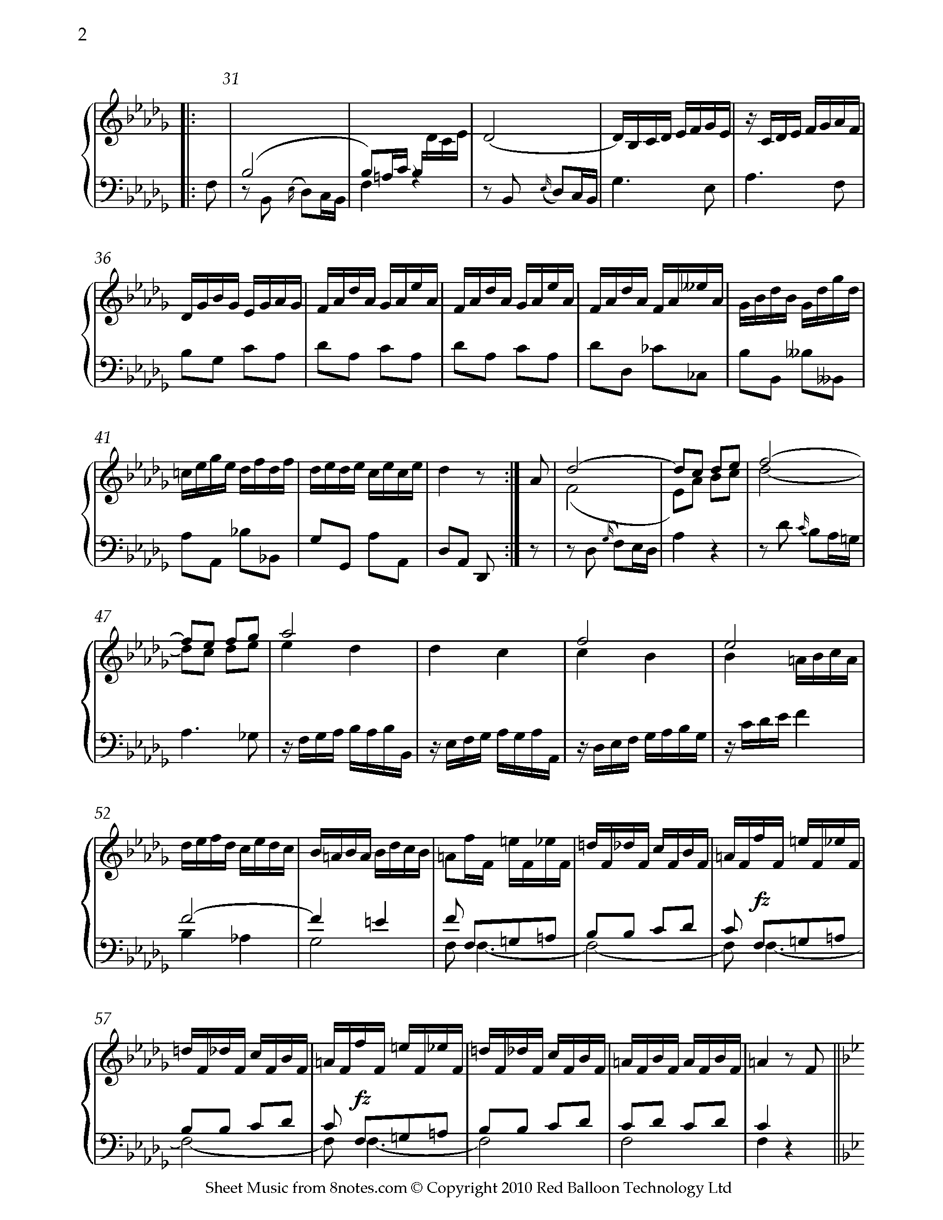 Haydn - Allegro di molto from Sonata No.55 Hob. XVI/41 Sheet music for ...