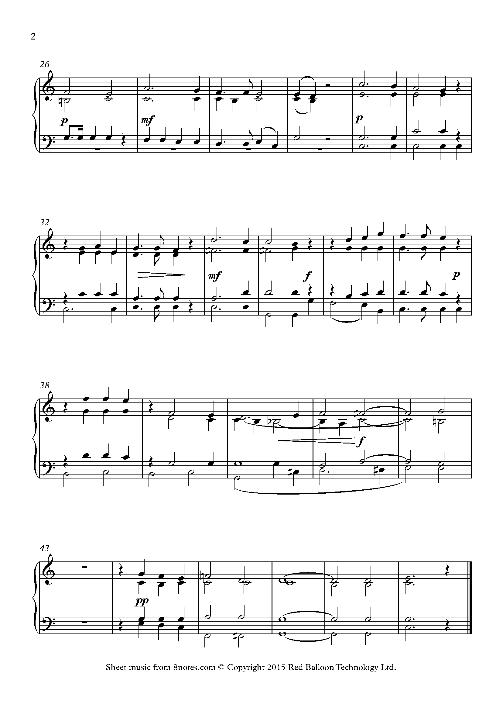 Bruckner - Locus Iste Sheet music for Piano - 8notes.com