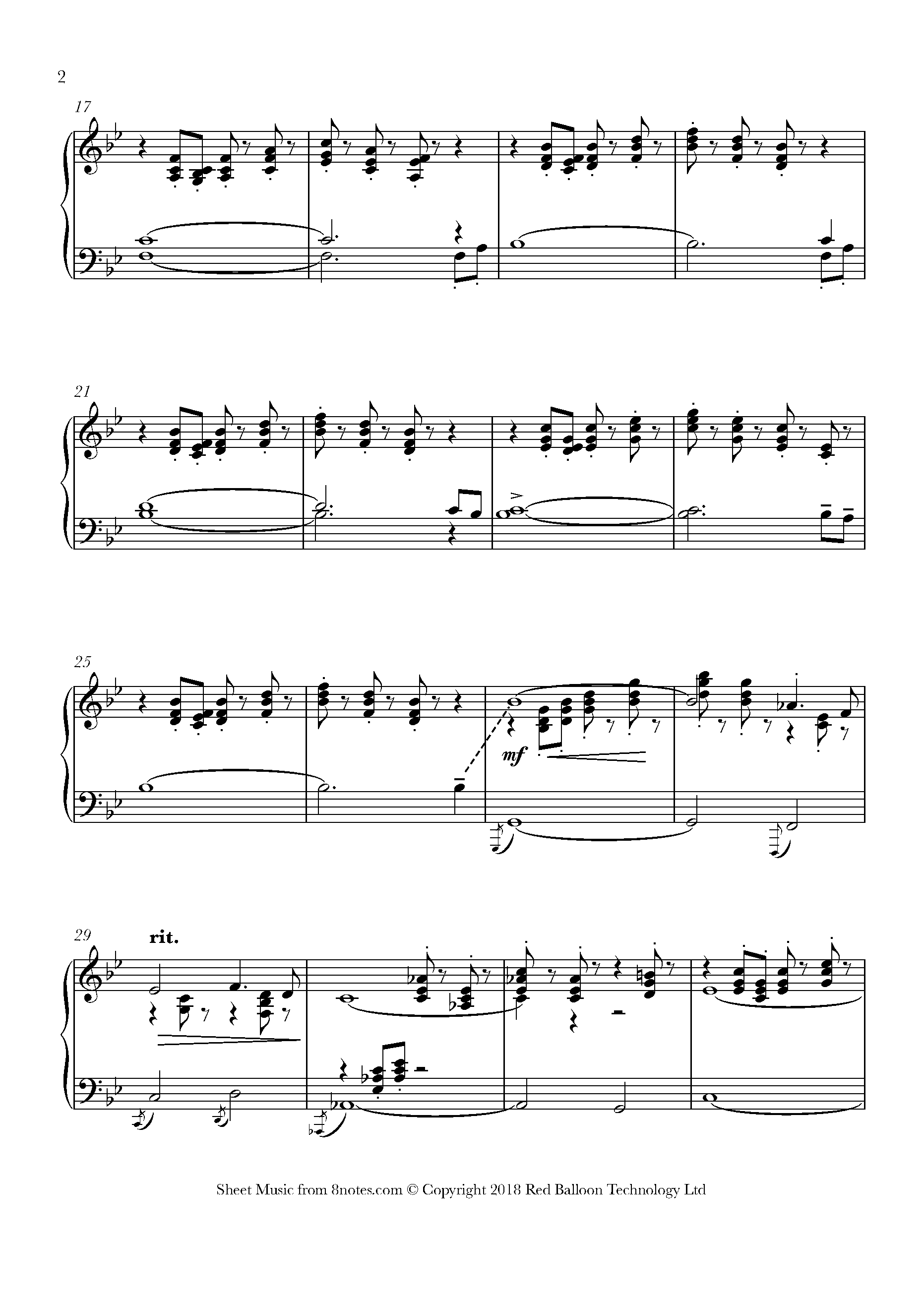 Puccini - Humming Chorus from Madame Butterfly Sheet music for Piano ...