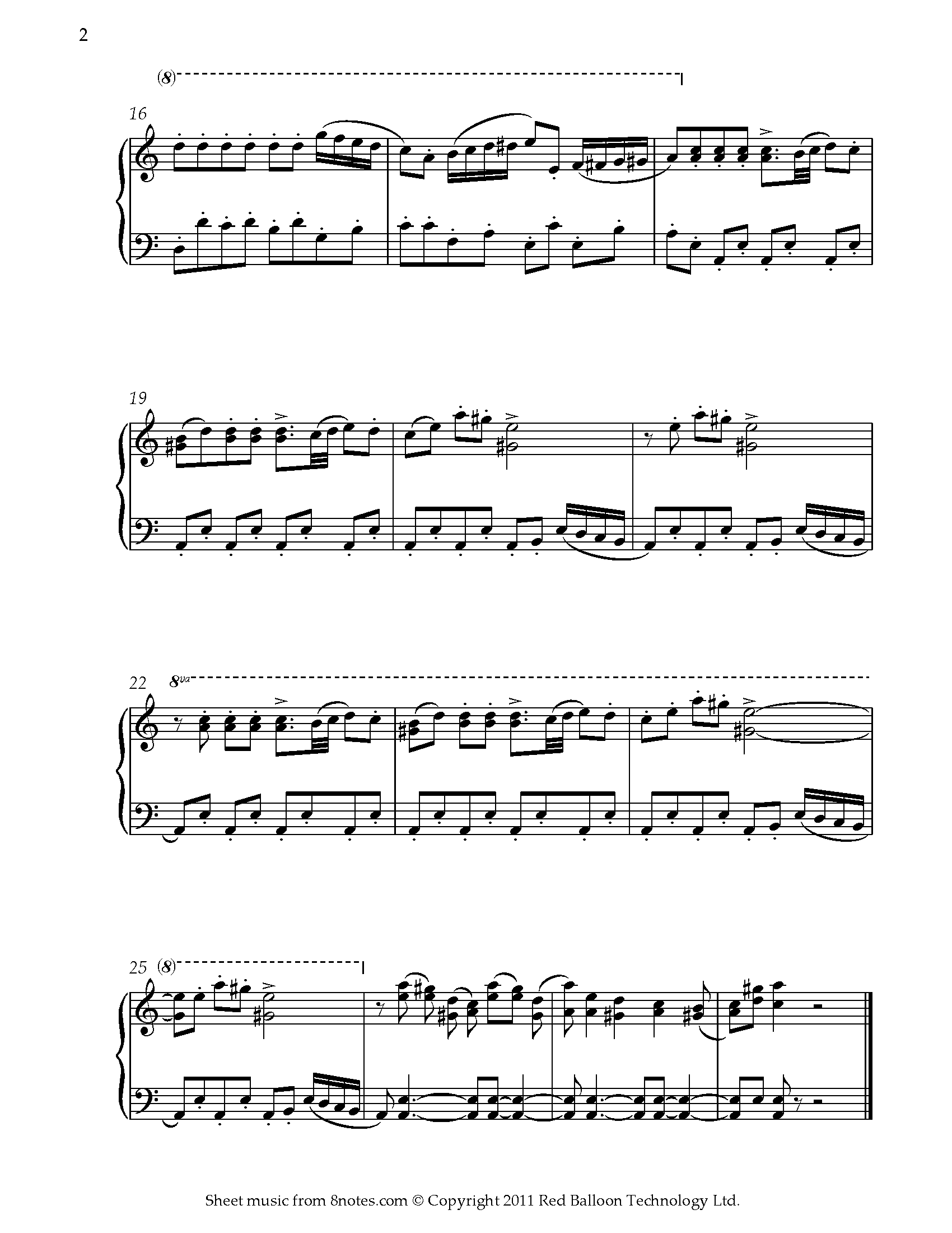 Tchaikovsky - Dance of the Little Swans from Swan Lake Sheet music for ...