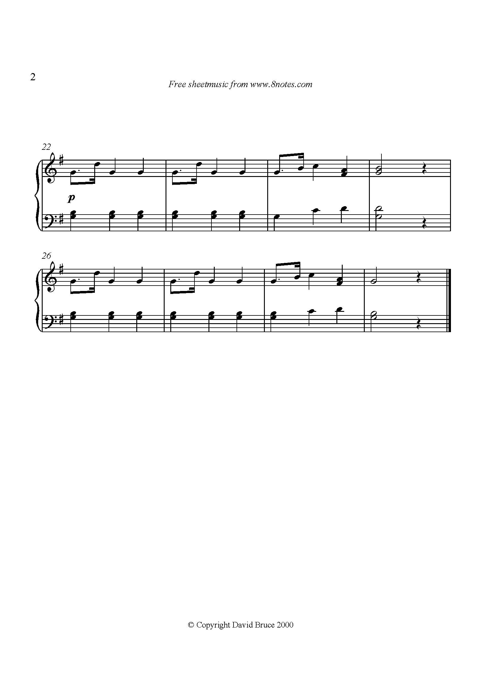 Vivaldi - Four Seasons (Autumn) Sheet music for Piano - 8notes.com