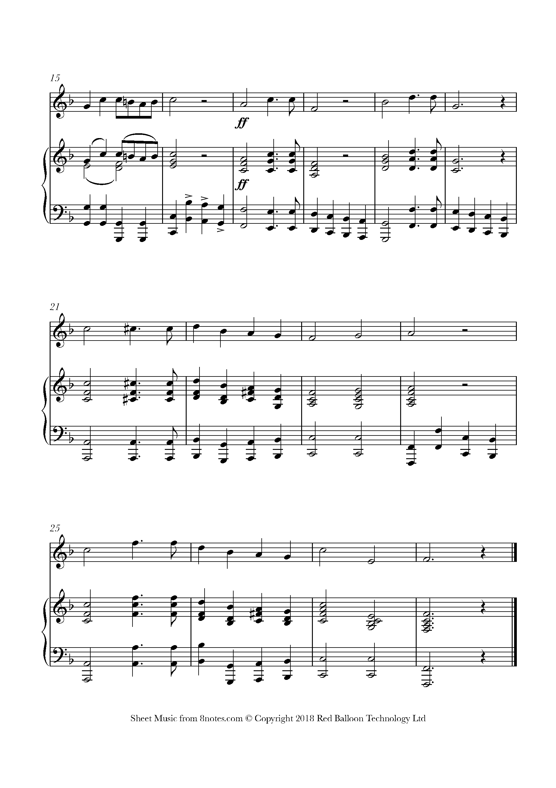 O Canada! (Canadian National Anthem) Sheet music for Recorder - 8notes.com