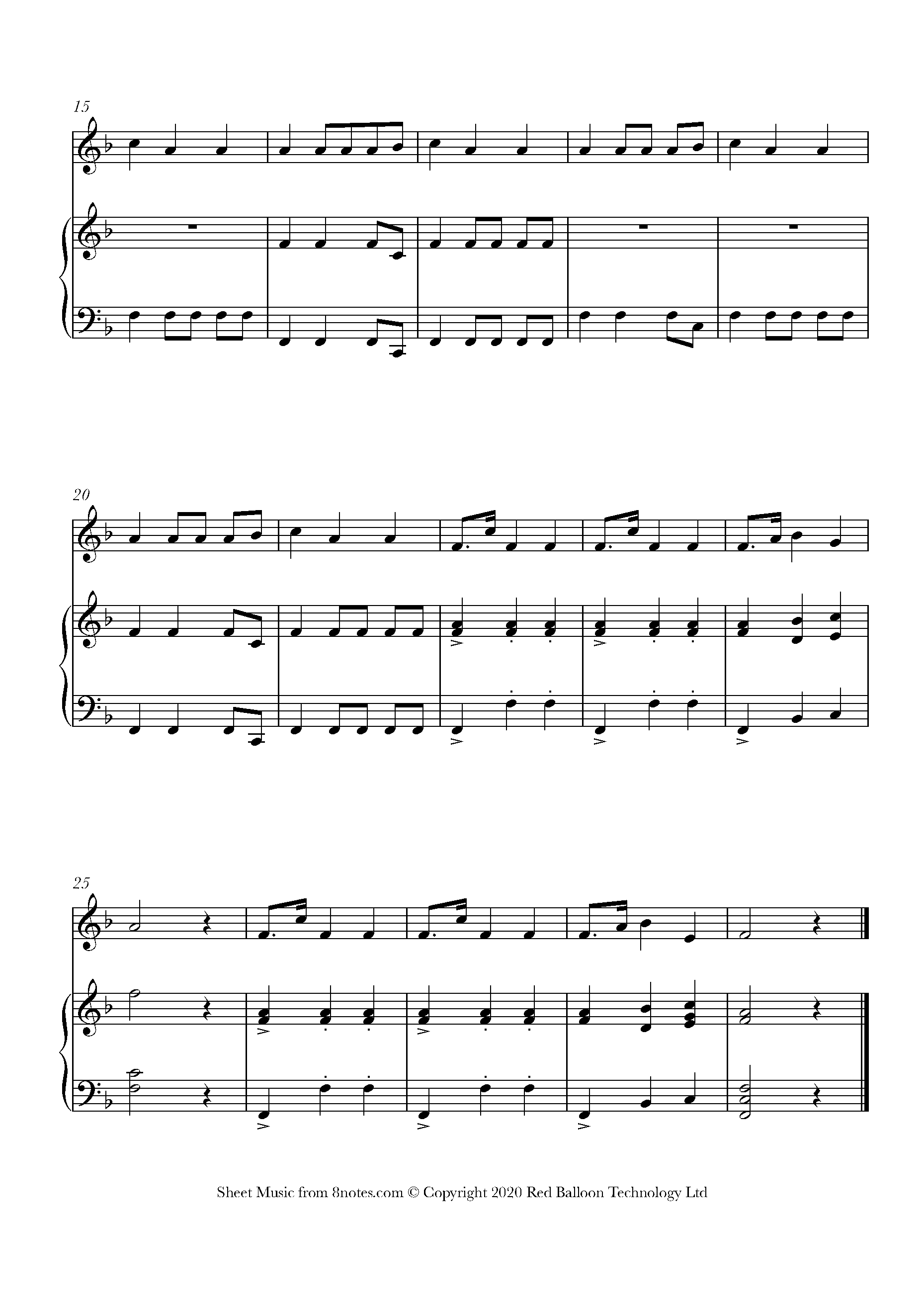 Vivaldi - Autumn from the Four Seasons Sheet music for Recorder ...