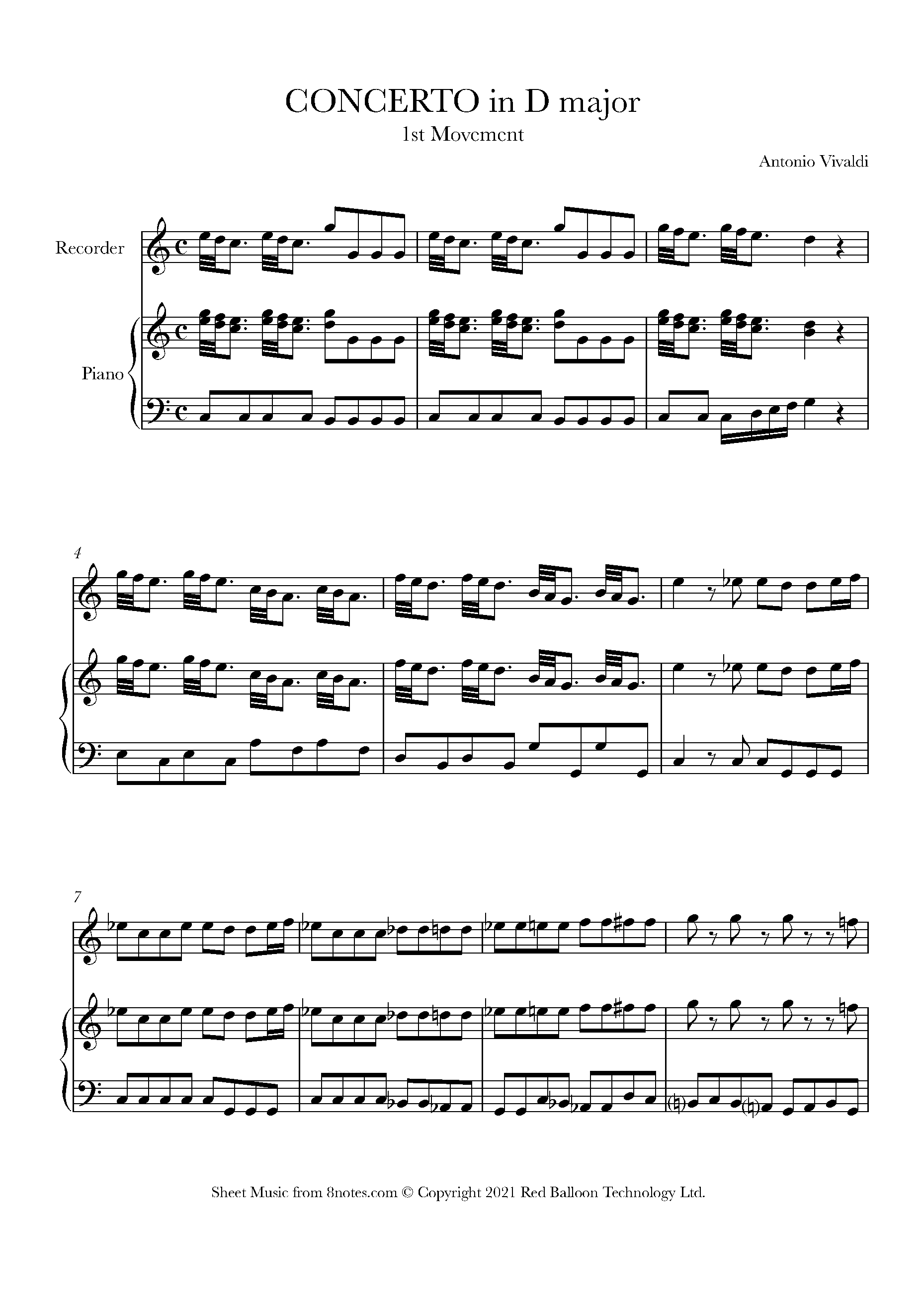 Free Recorder Sheet Music, Lessons & Resources - 8notes.com