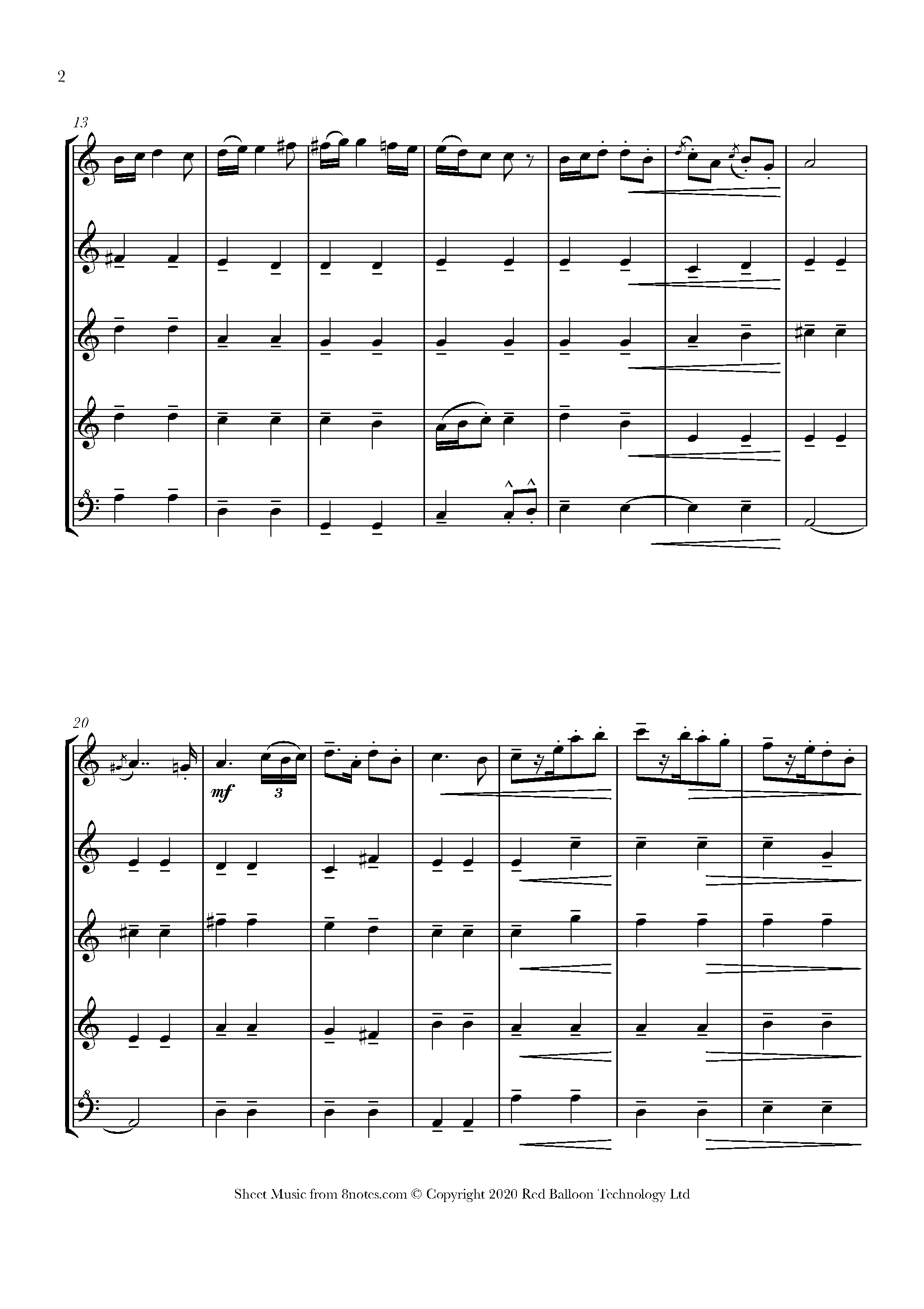 ﻿Bartók - Romanian Folk Dance No.1 Sheet music for Recorder Ensemble ...