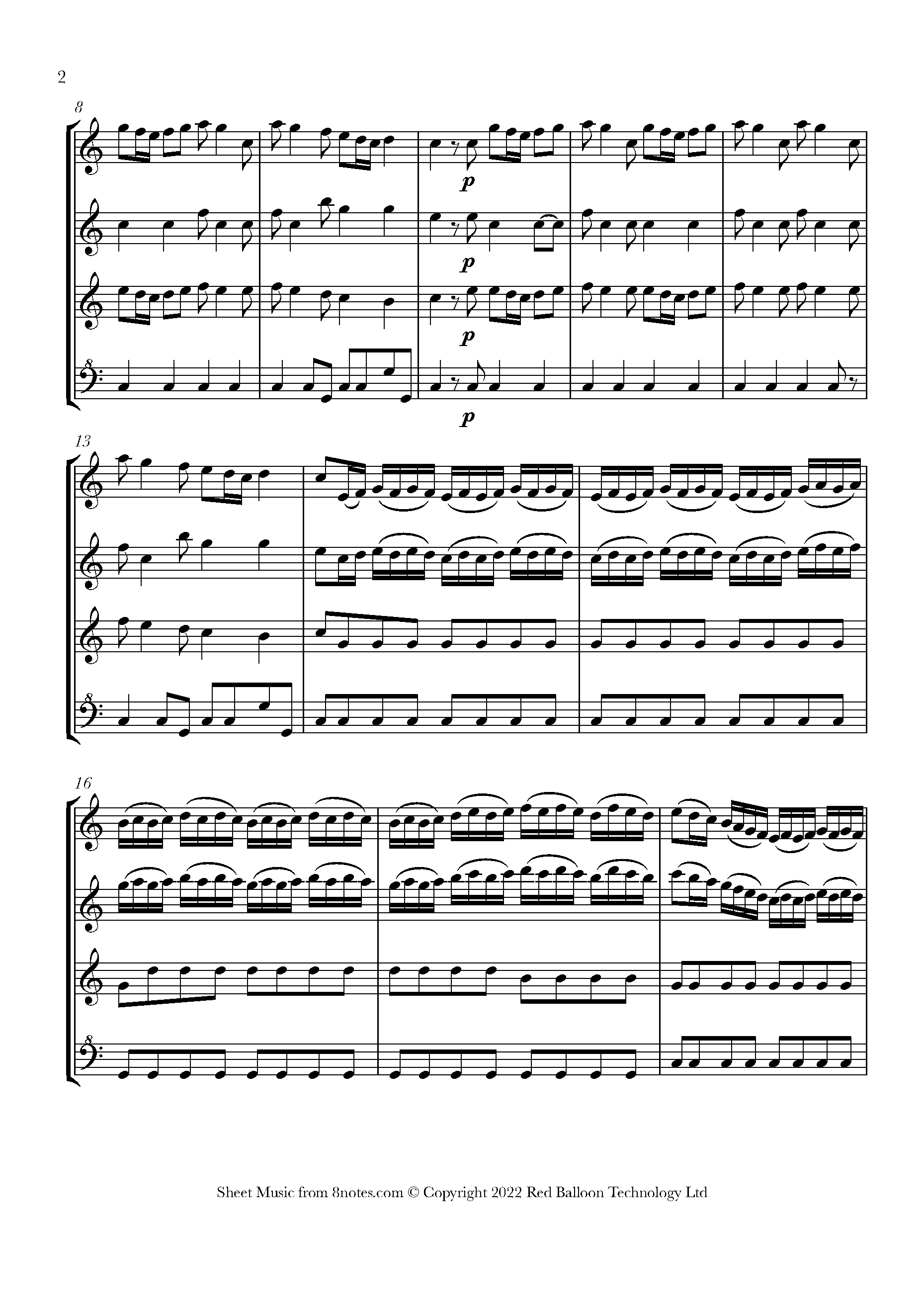 Vivaldi - Spring from The Four Seasons 1. Allegro Sheet music for ...