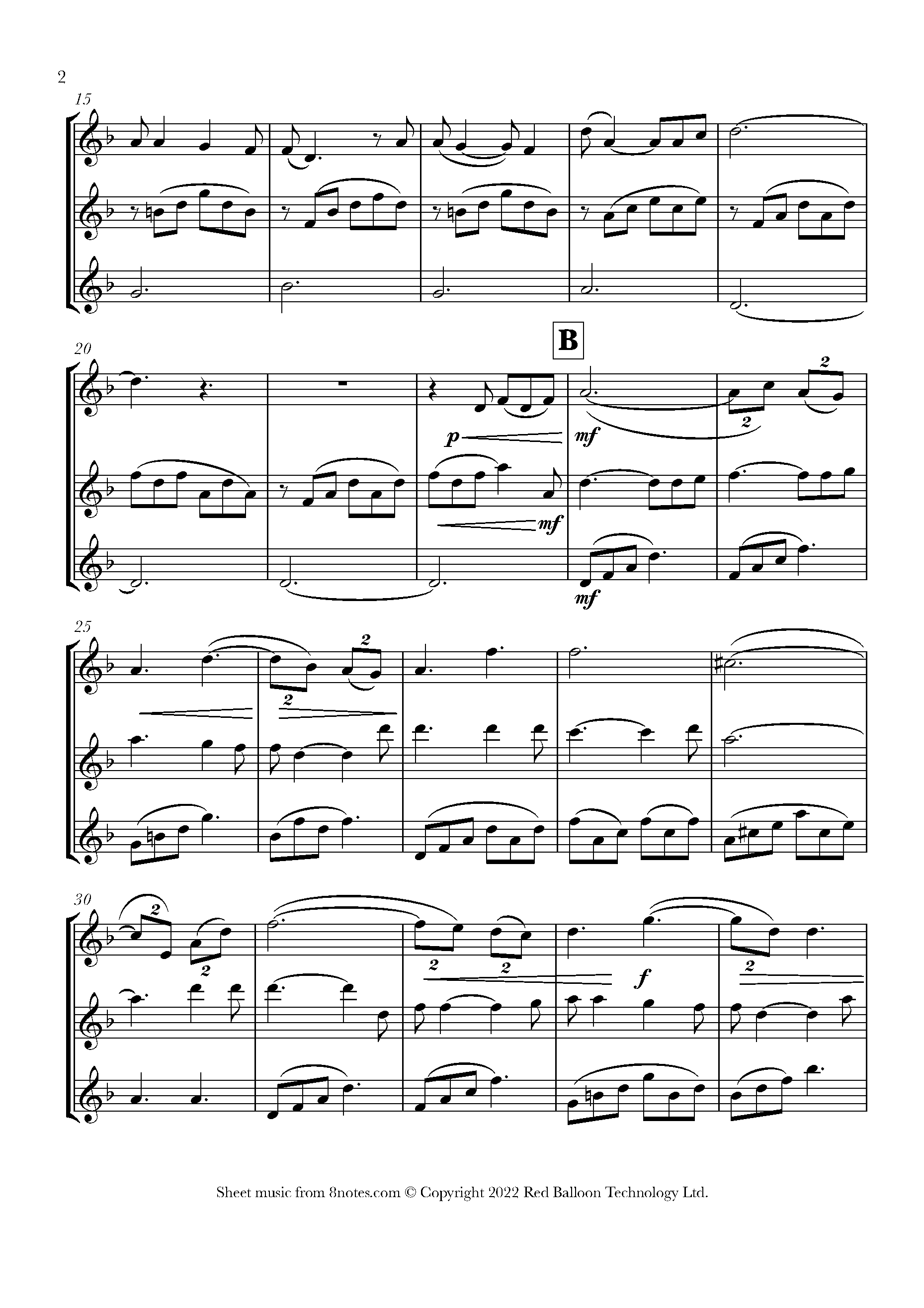 House of the Rising Sun (SAT) Sheet music for Recorder Trio - 8notes.com