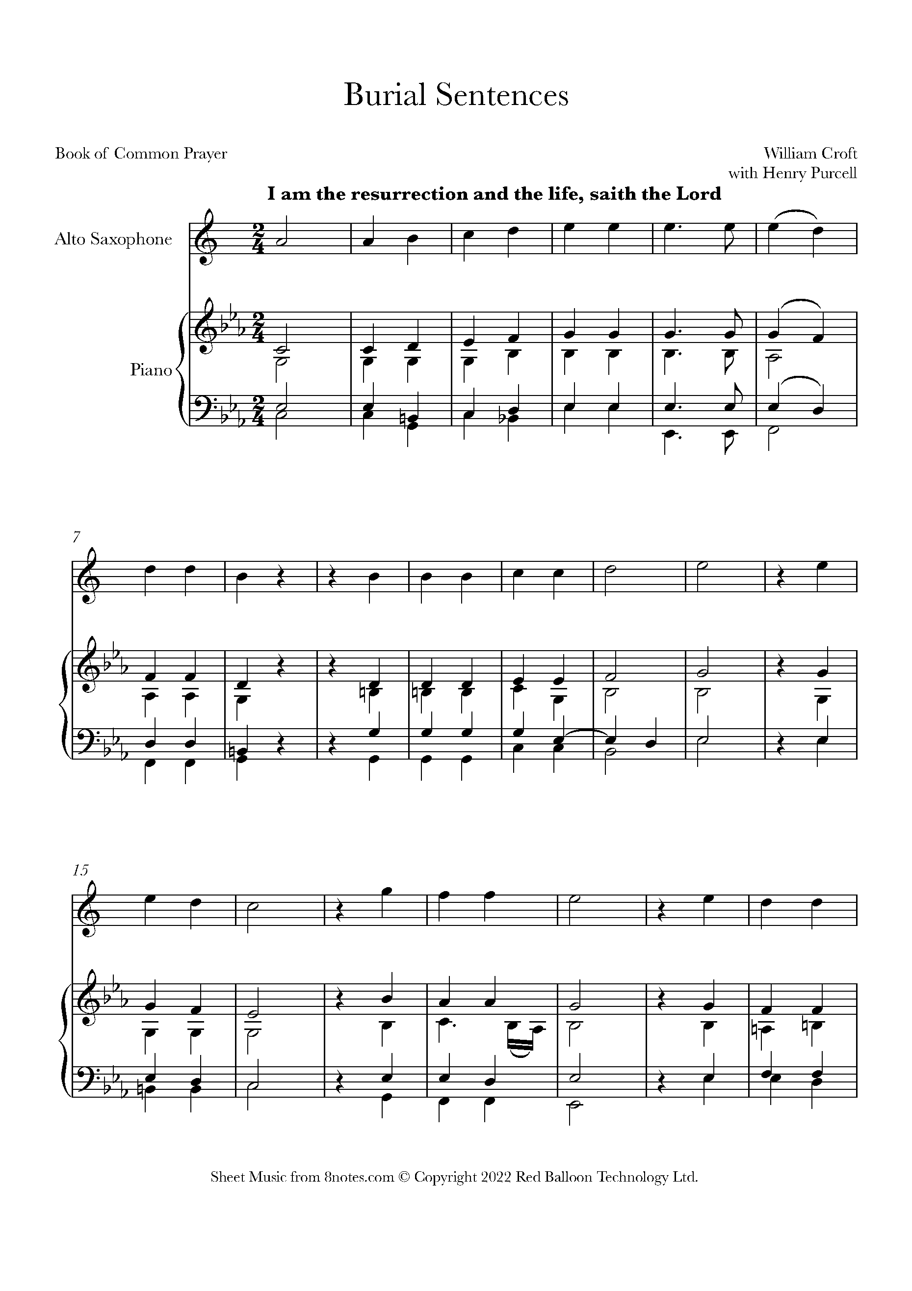 Croft - Burial Sentences (as used in the funeral of Queen Elizabeth II ...