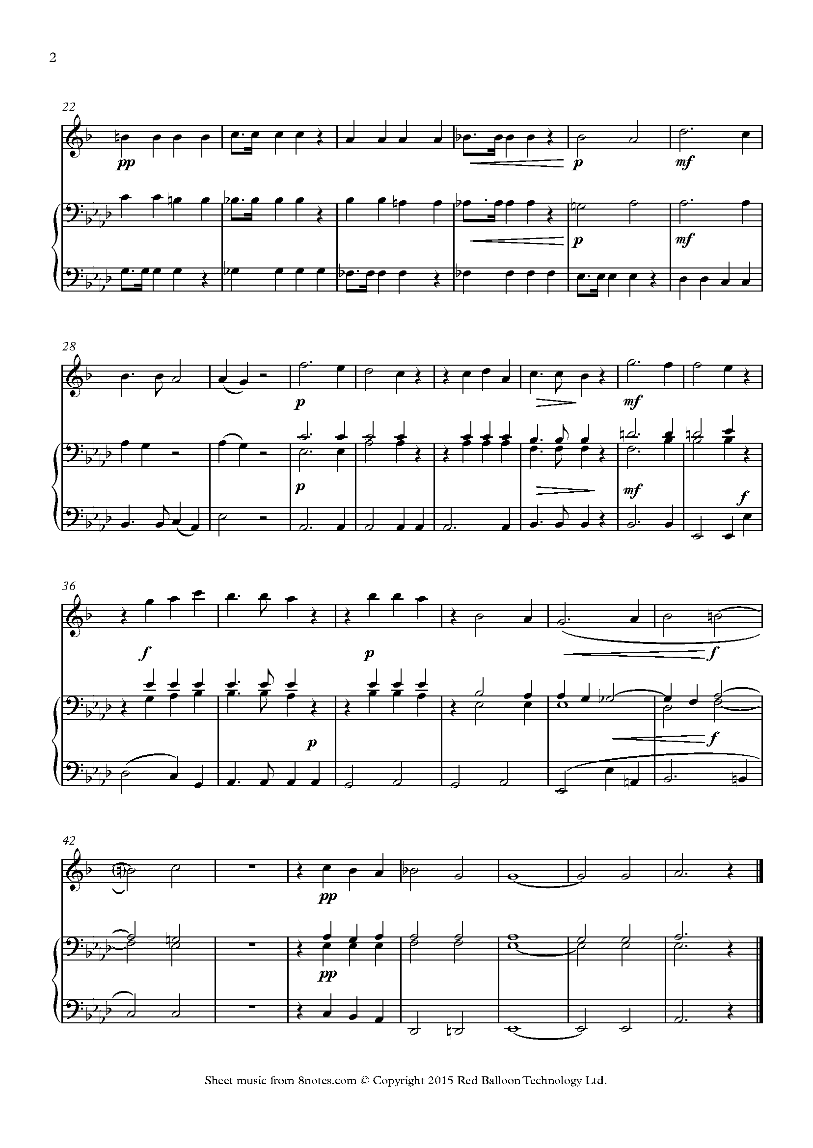 Bruckner - Locus Iste Sheet music for Saxophone - 8notes.com
