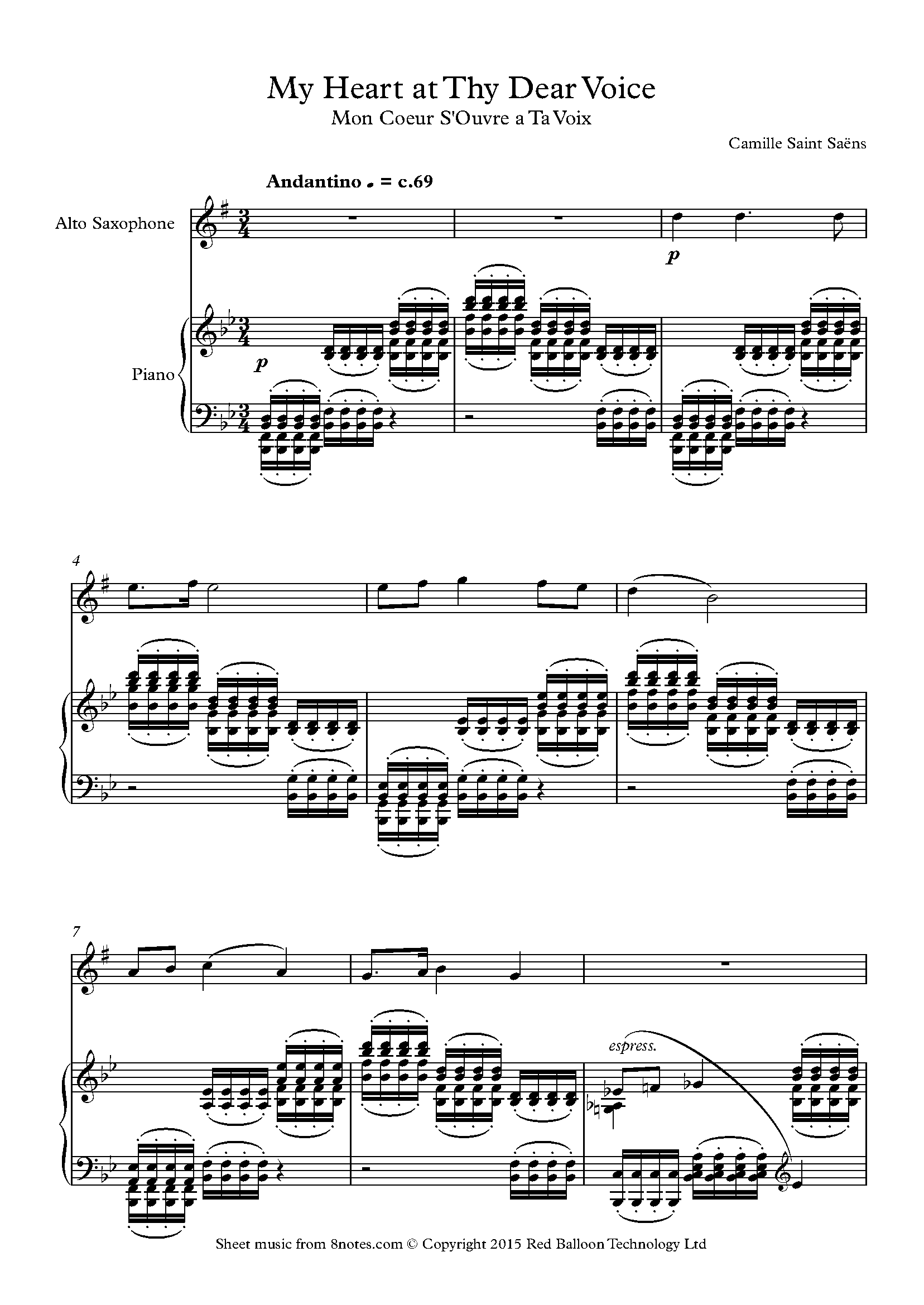 ﻿Saint-Saëns - Mon Coeur S'Ouvre a Ta Voix (My Heart at Thy Dear Voice ...