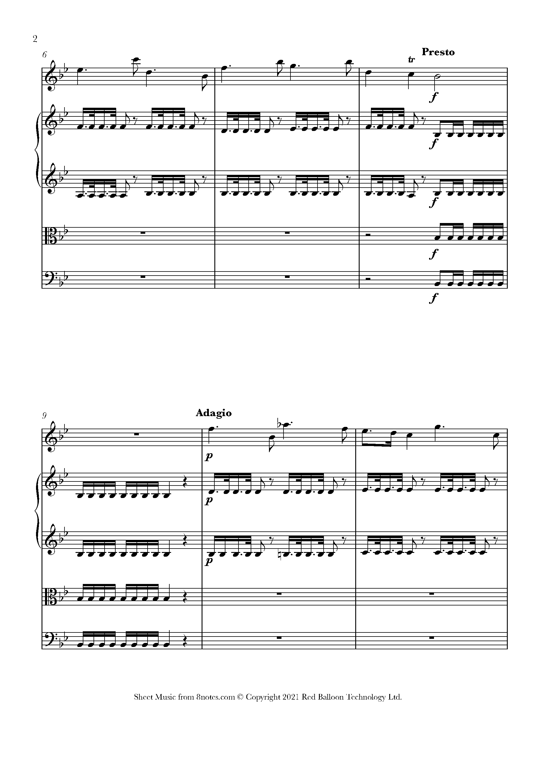 Vivaldi - The Four Seasons Summer, 2nd Movement (Complete) Sheet music ...