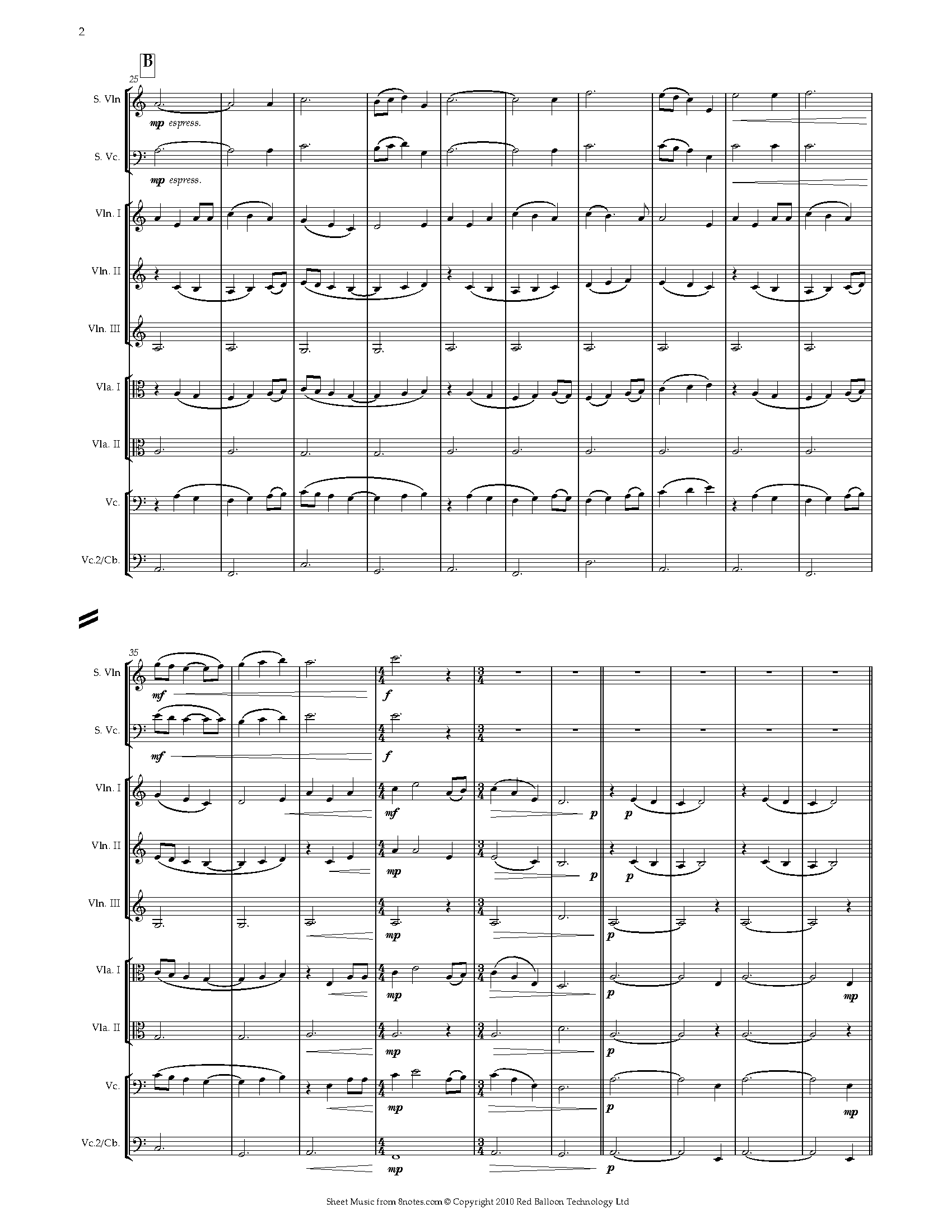 I wonder as I wander (Appalacian carol for mixed ability string ...