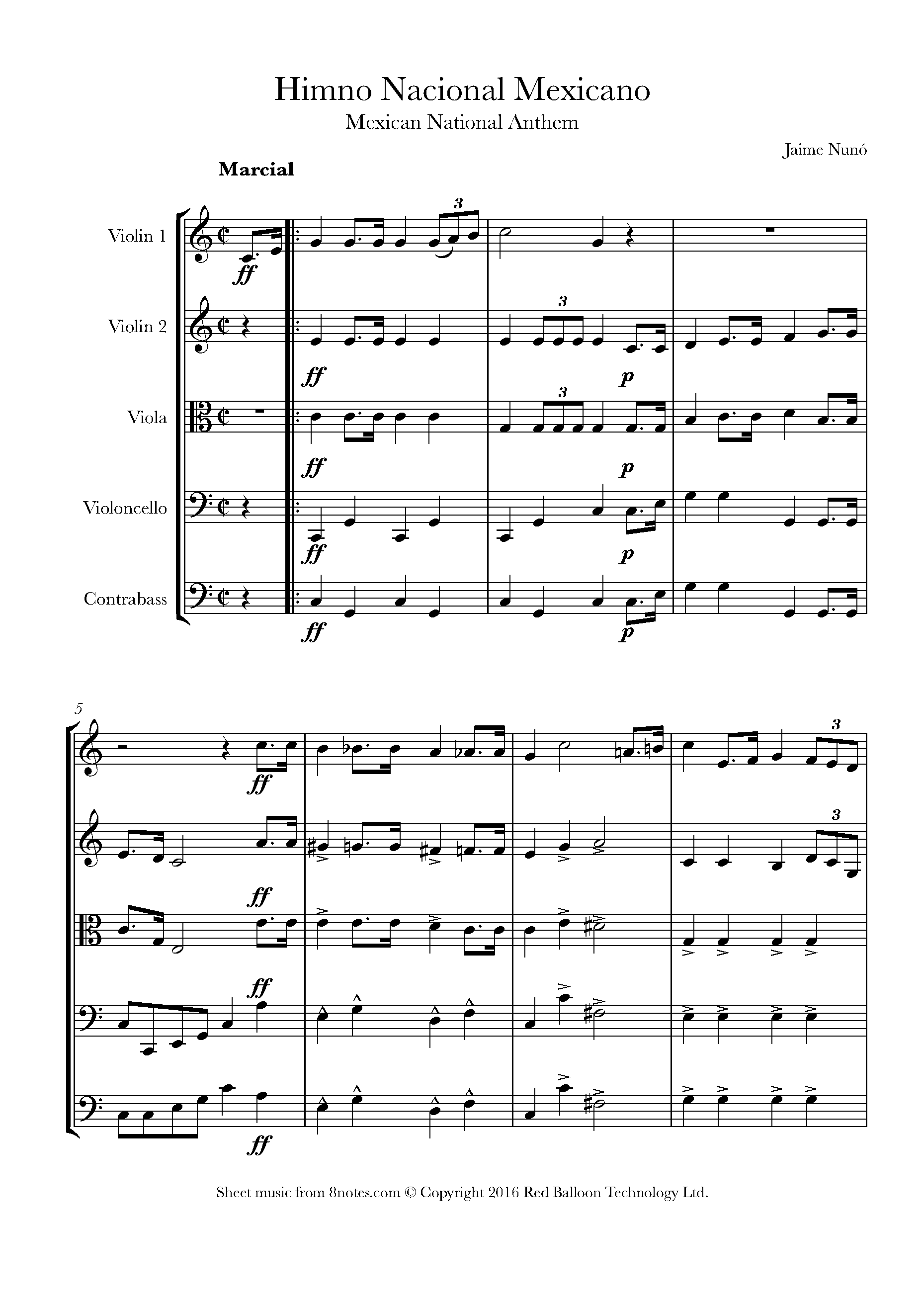 Himno Nacional Mexicano Jaime Nuno Mexican National Anthem Himno