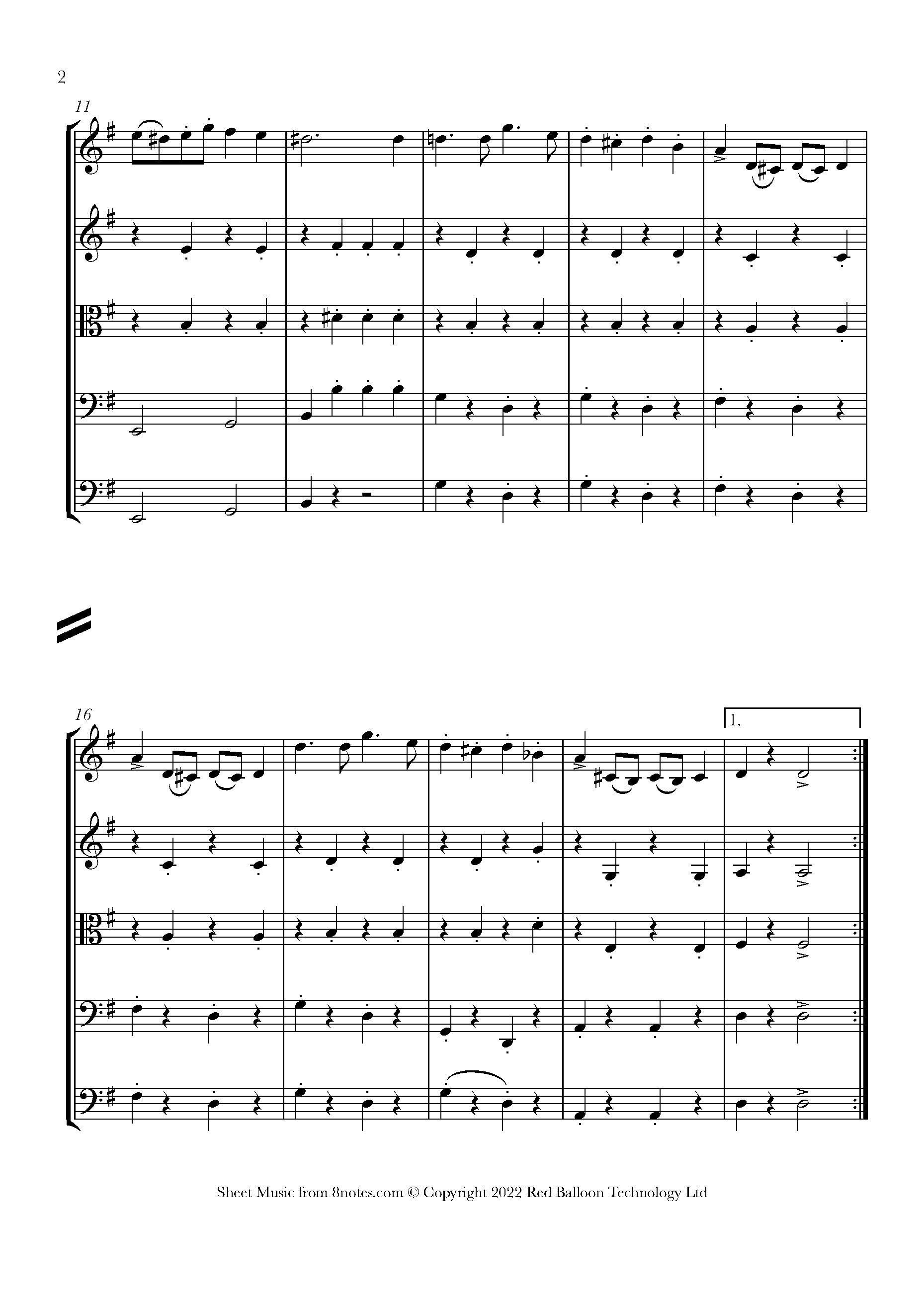 Sousa - The Stars and Stripes Forever Sheet music for String Ensemble ...