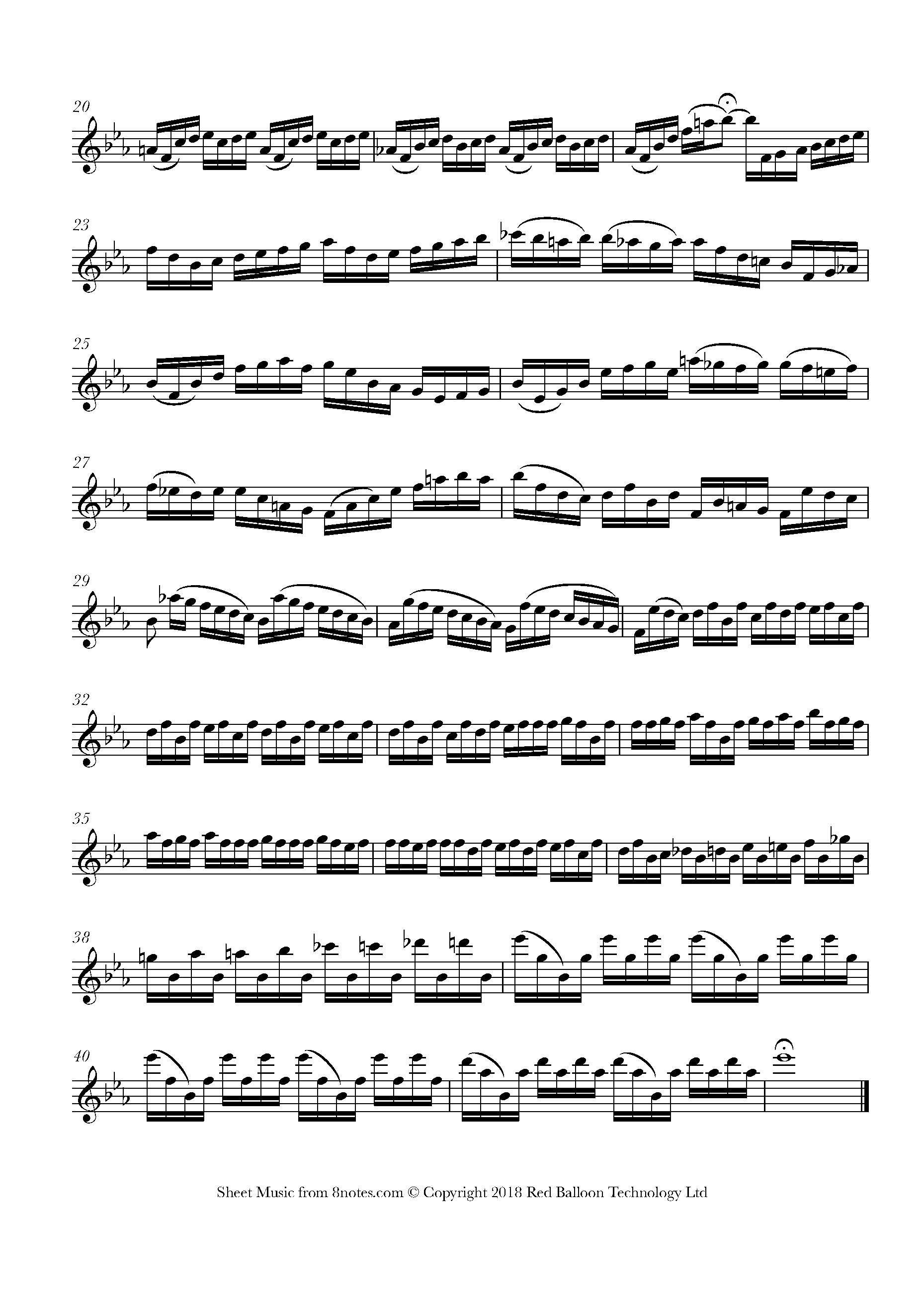 Bach - Prelude from Cello Suite No.1 Sheet music for Tenor Saxophone ...