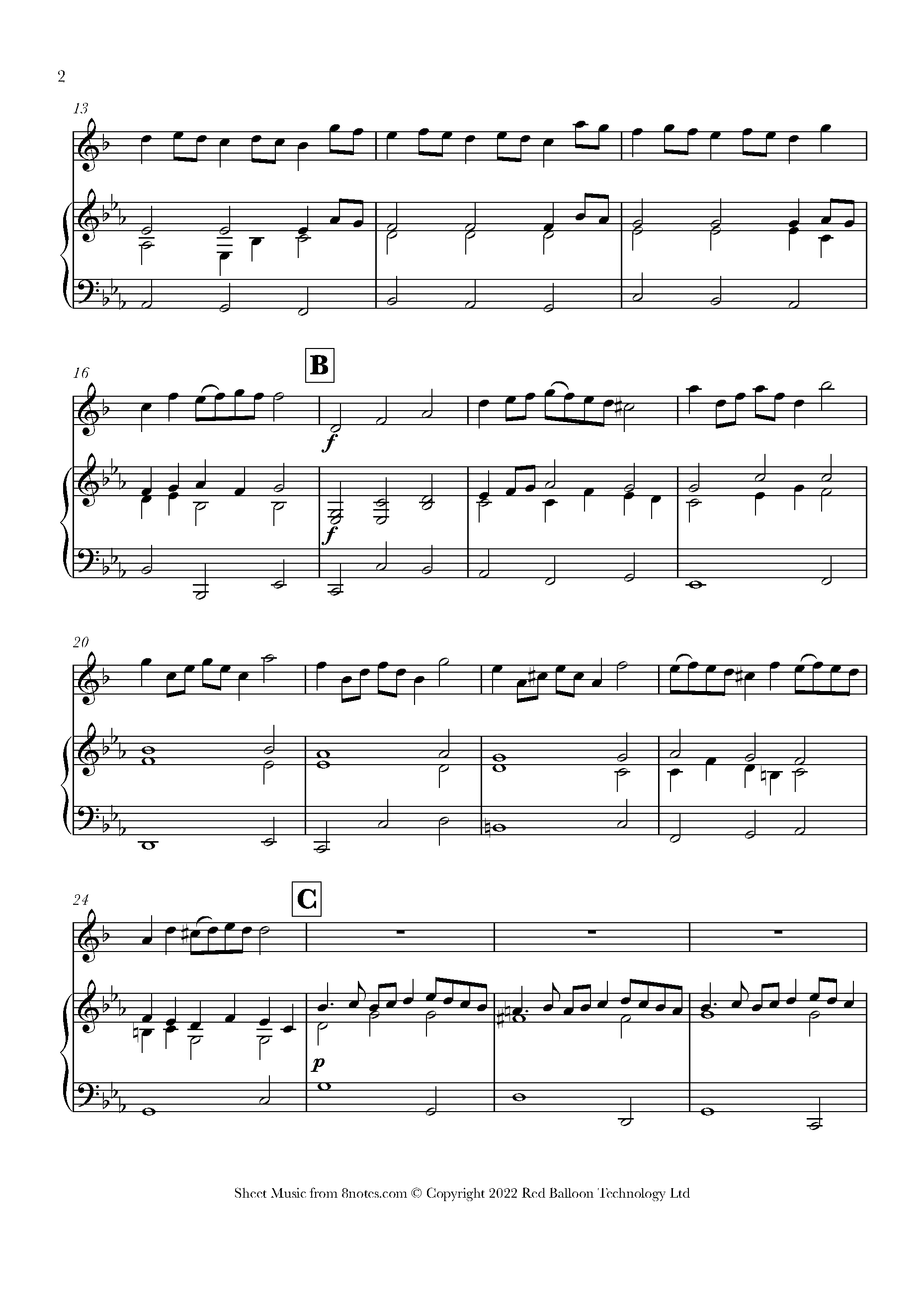 Purcell - Rondeau from Abdelazer Sheet music for Tenor Saxophone ...