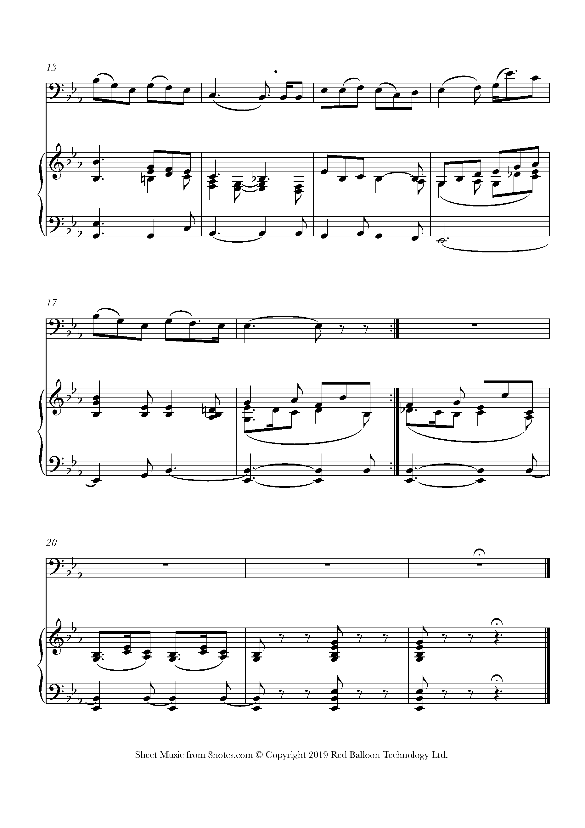 Charles Stanford - The Little Red Lark (Irish Folk Song) Sheet music ...