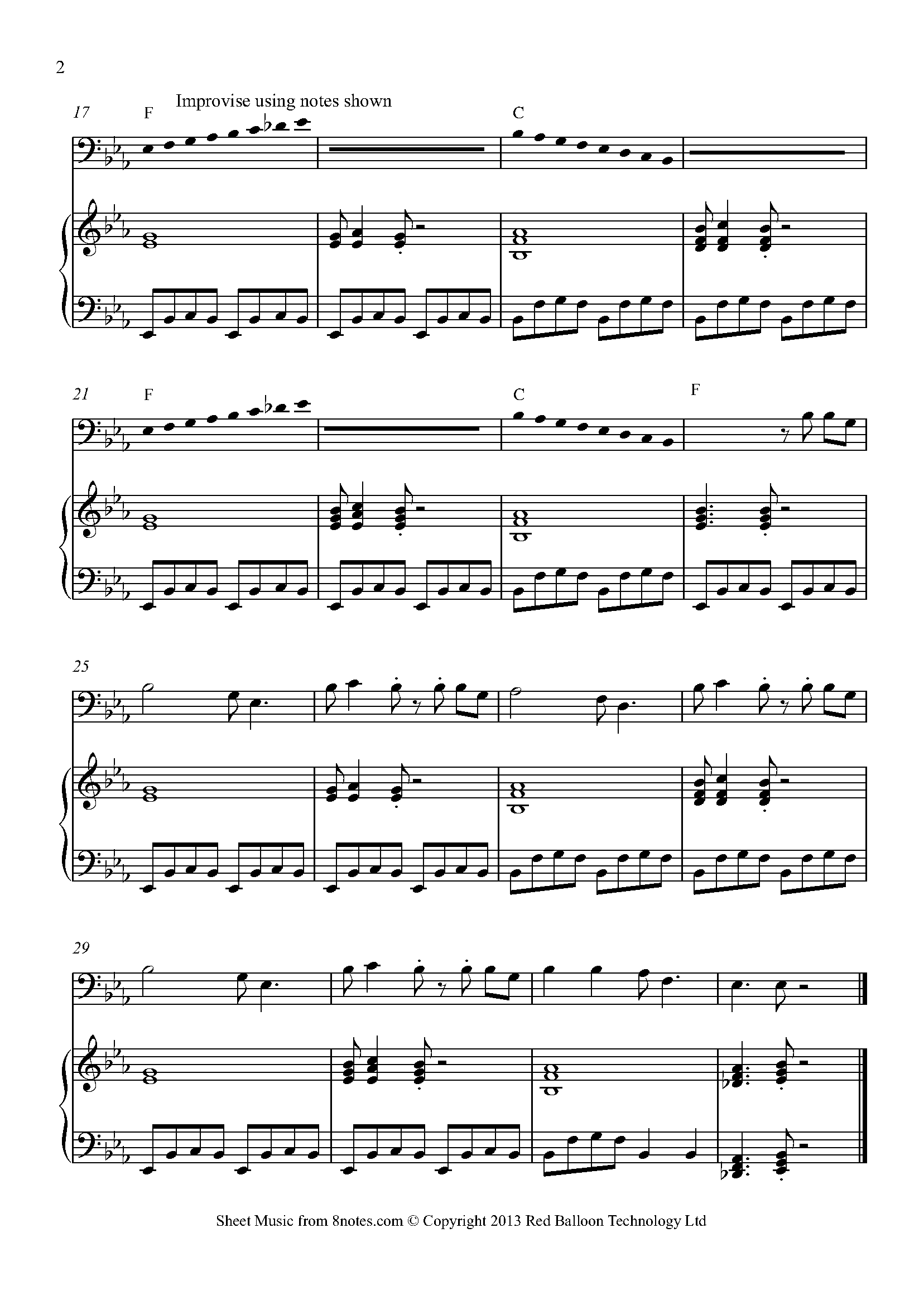 He's got the Whole World in his Hands (American Spiritual) Sheet music ...