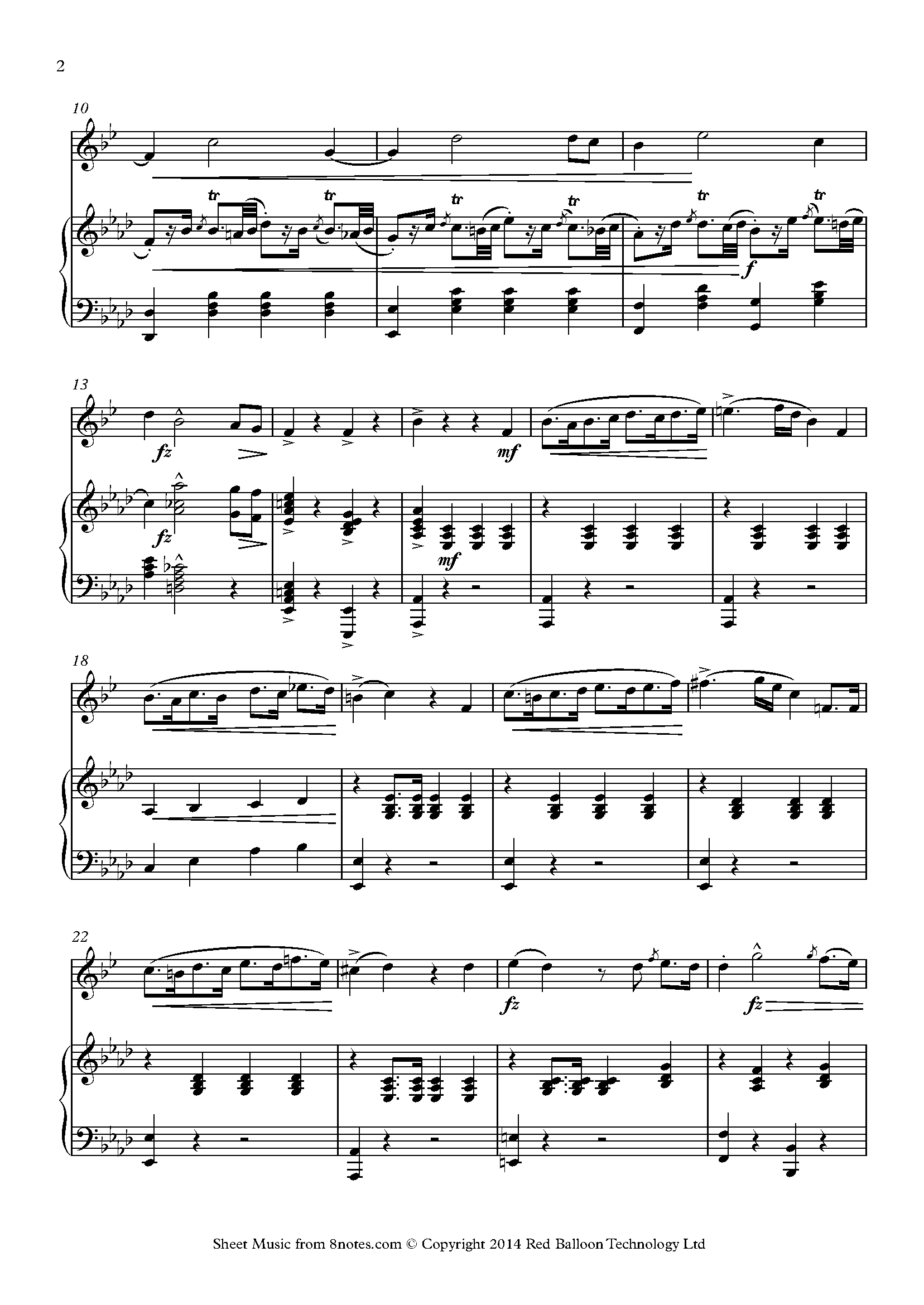 National Anthem of Brazil Sheet music for Trumpet - 8notes.com