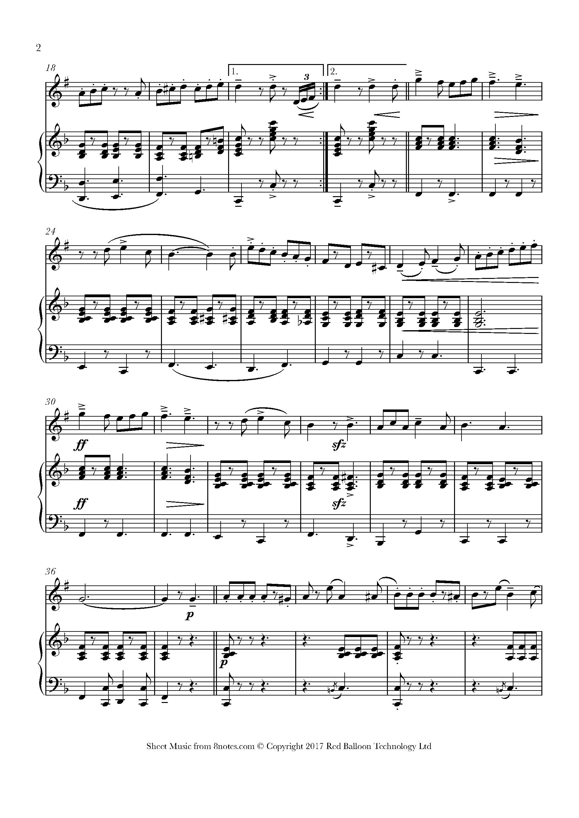 Sousa - Black Horse Troop Sheet music for Trumpet - 8notes.com