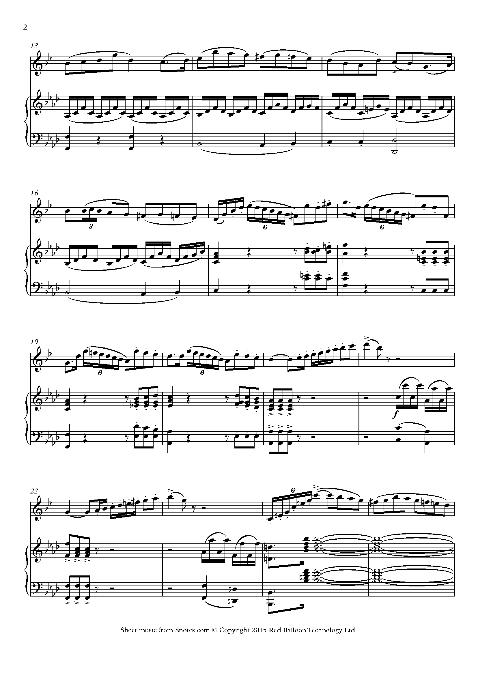 Böhme - Trumpet Concerto 1st mvt Sheet music for Trumpet - 8notes.com