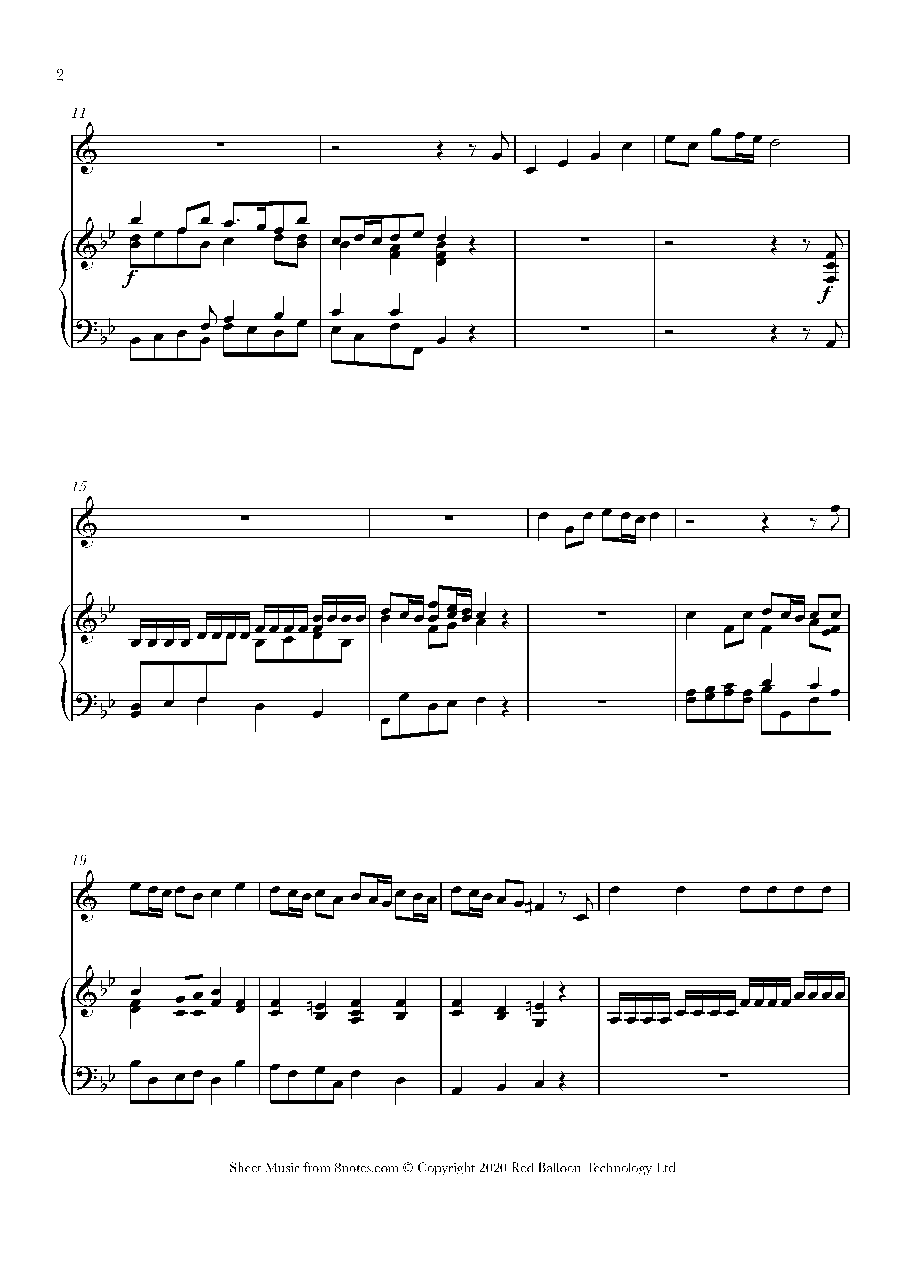 Handel - Let the Bright Seraphim (Voice Version) Sheet music for ...