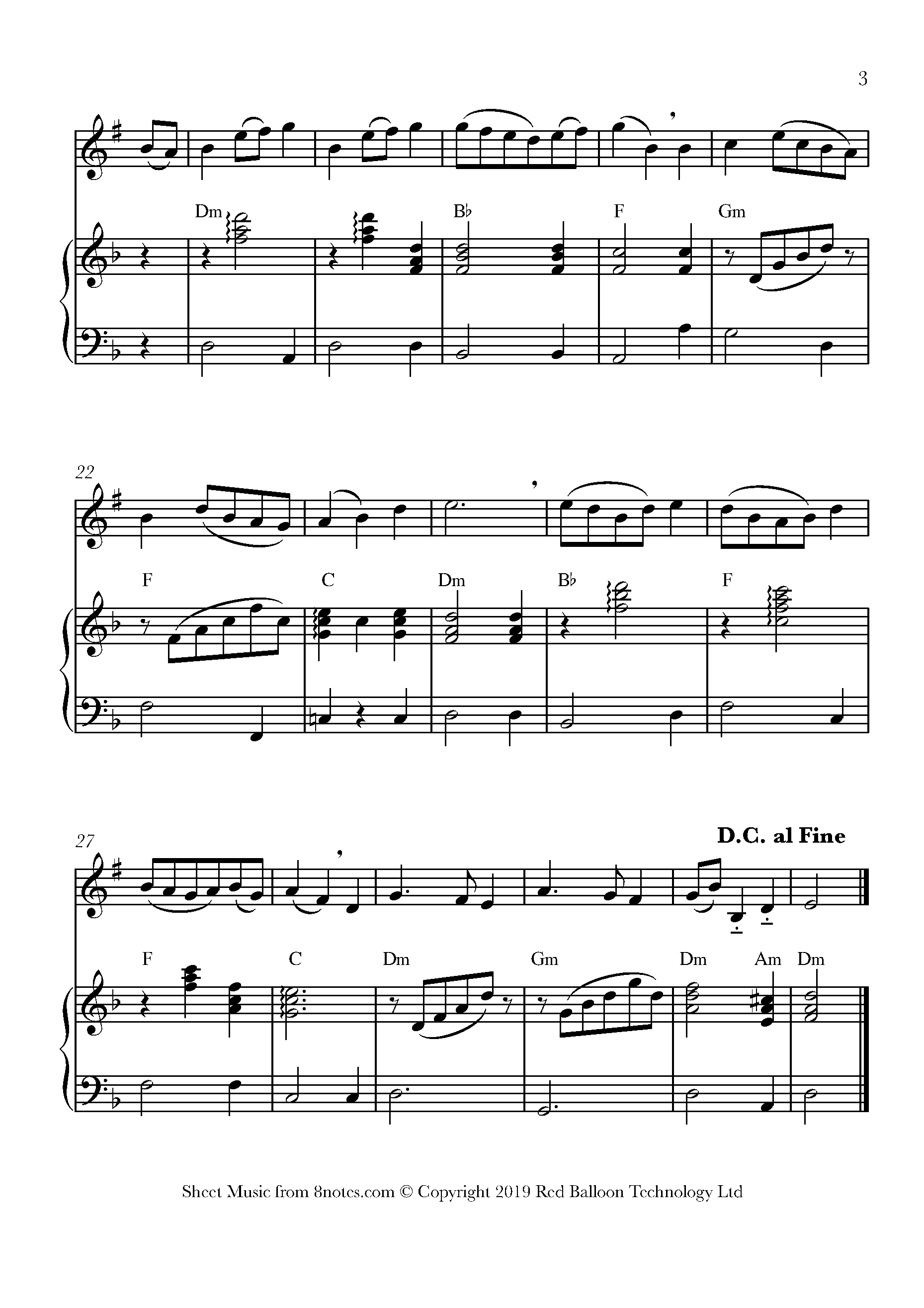 Turlough O Carolan - Carolan's Welcome Sheet music for Trumpet - 8notes.com