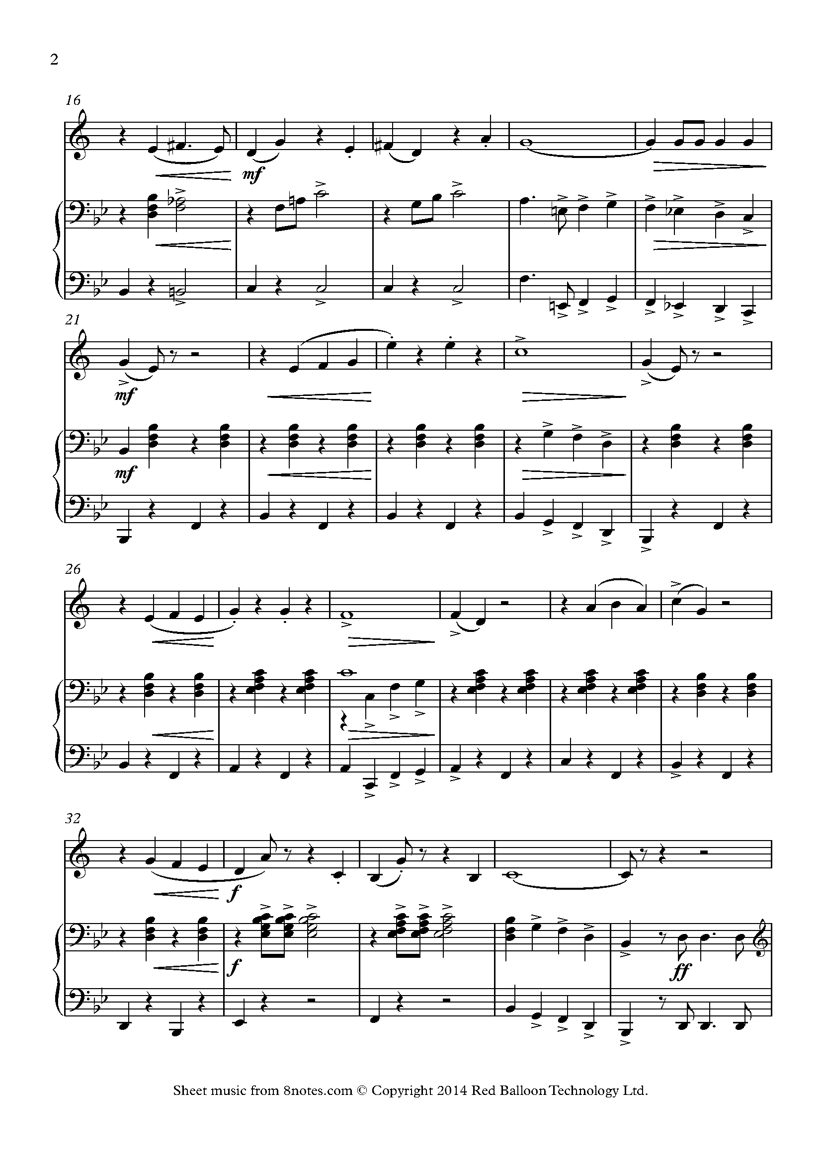 Alford - Colonel Bogey March Sheet music for Trumpet - 8notes.com