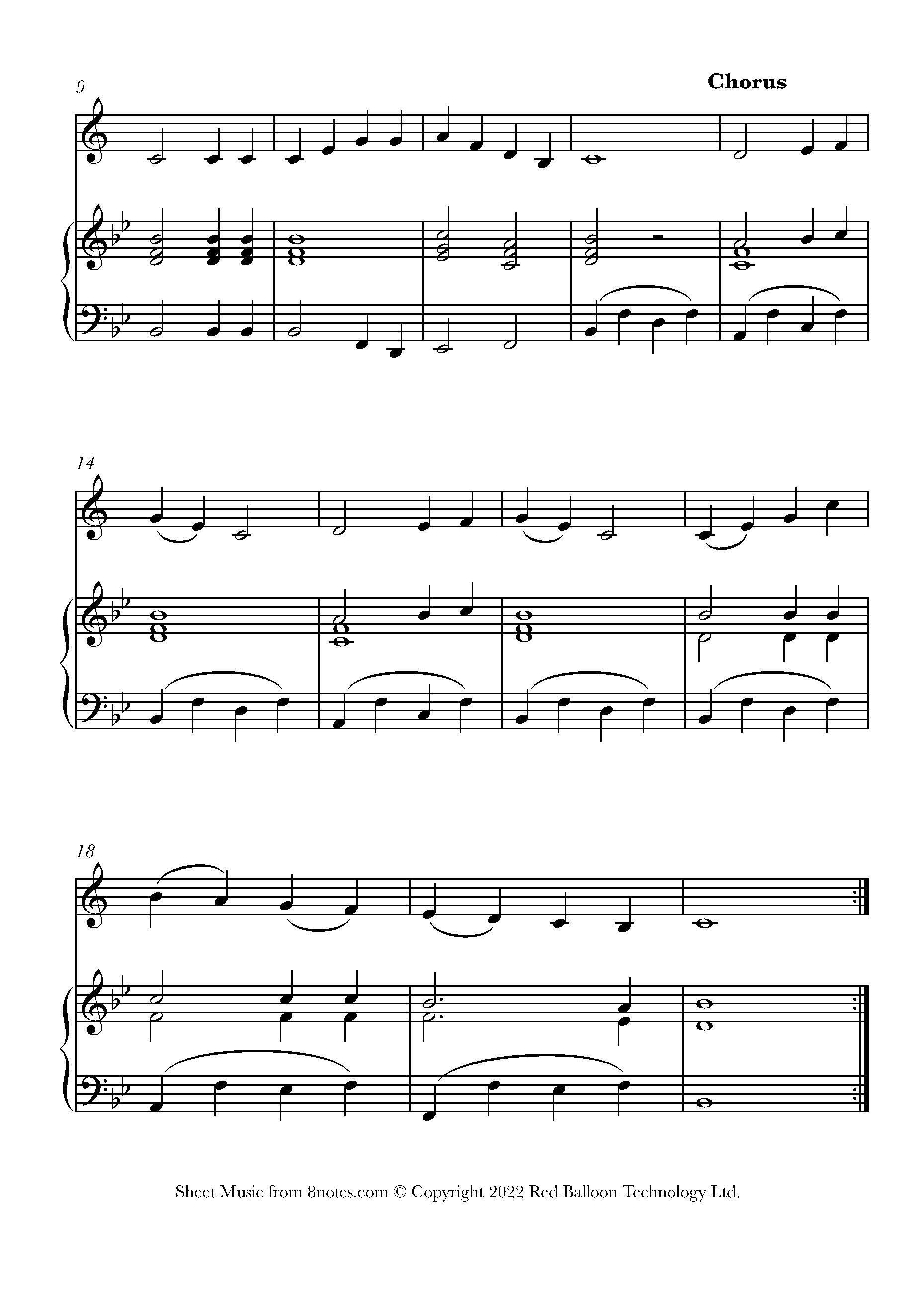Early One Morning Sheet music for Trumpet - 8notes.com