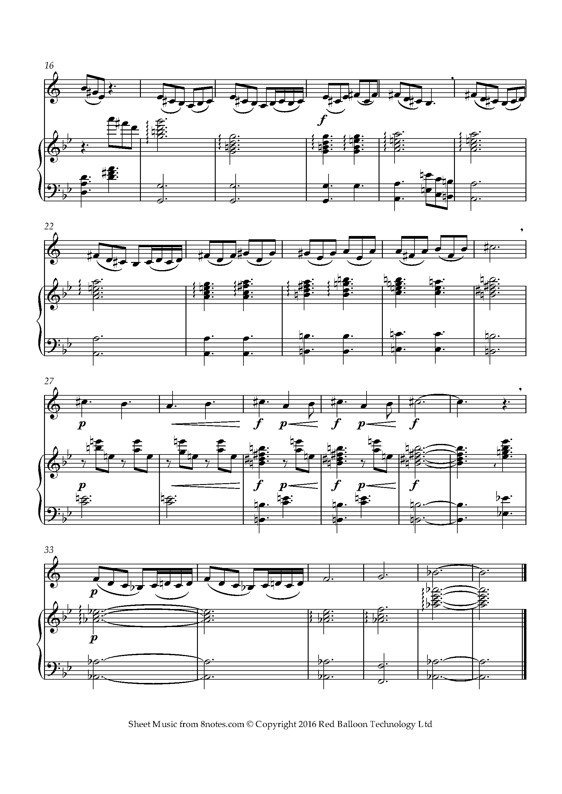Grieg - Morning from Peer Gynt (Morning Mood) Sheet music for Trumpet ...
