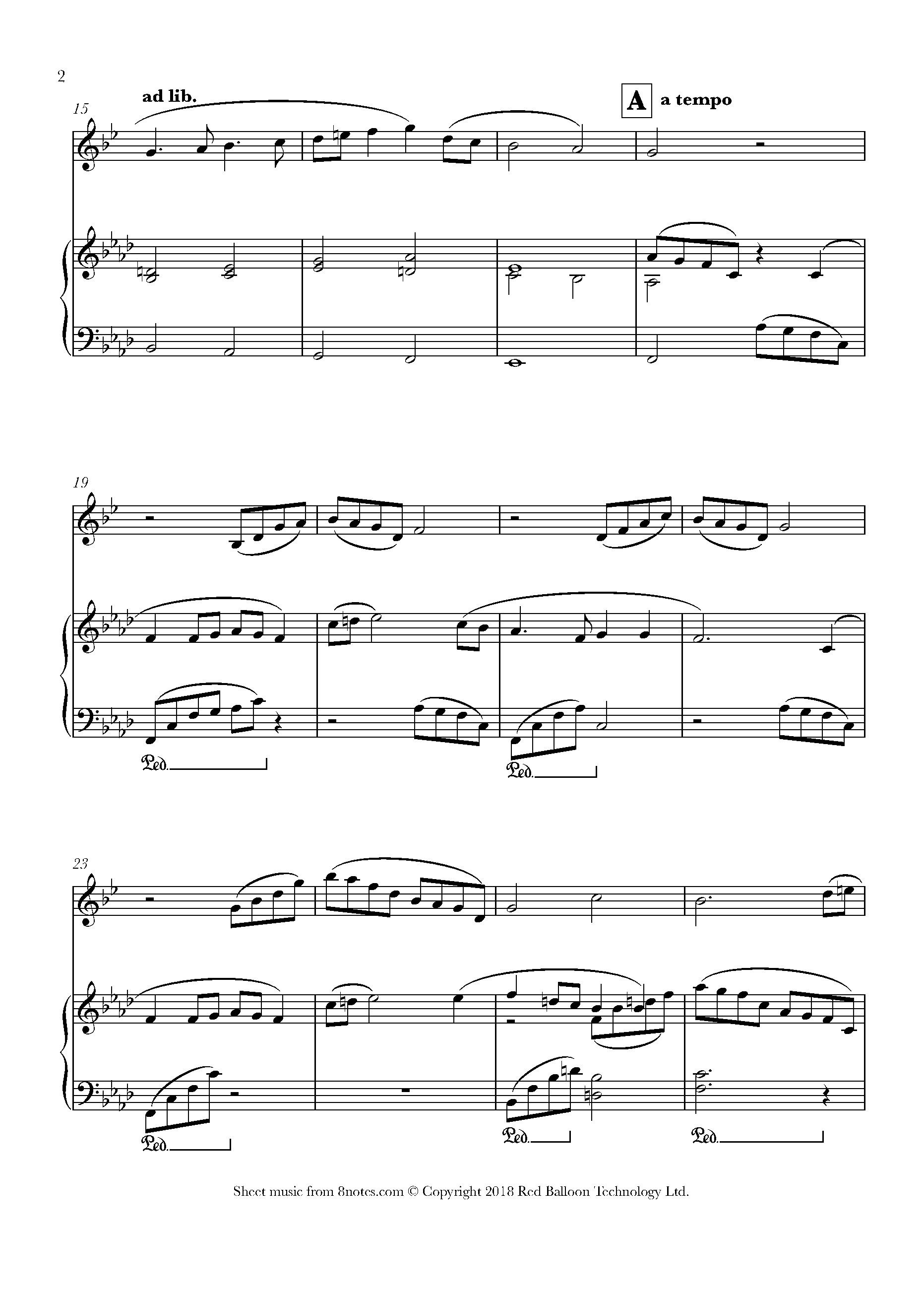 Holst Song Without Words Ill Love My Love From Second Suite In F