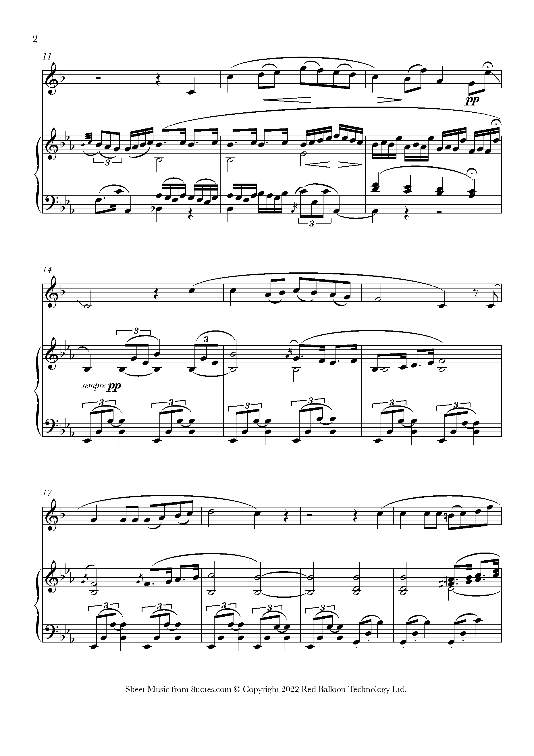 Mahler - Symphony No.4, Fourth Movement Sheet music for Trumpet ...