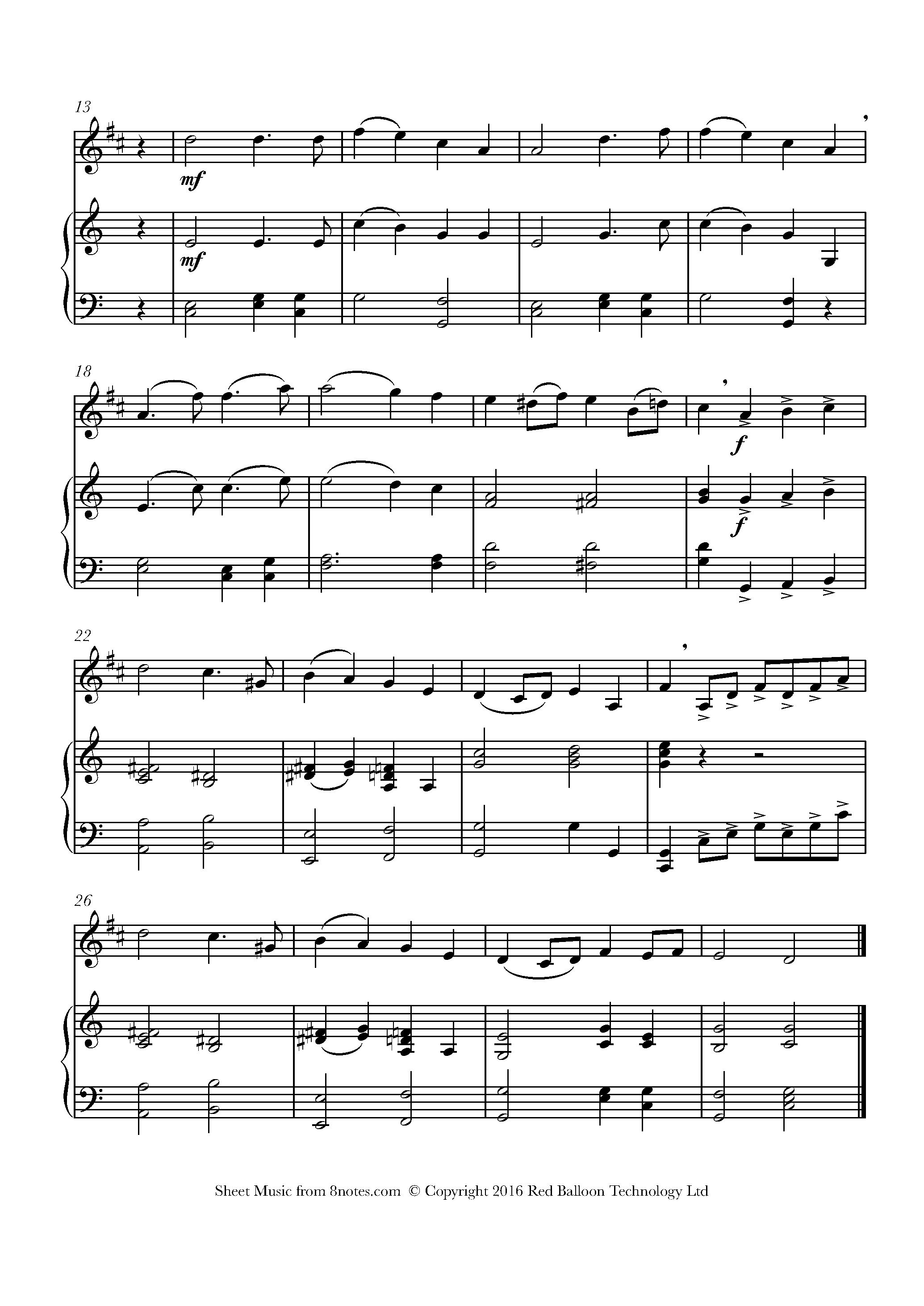 Mendelssohn - Wedding March from Midsummer Nights Dream Sheet music for ...