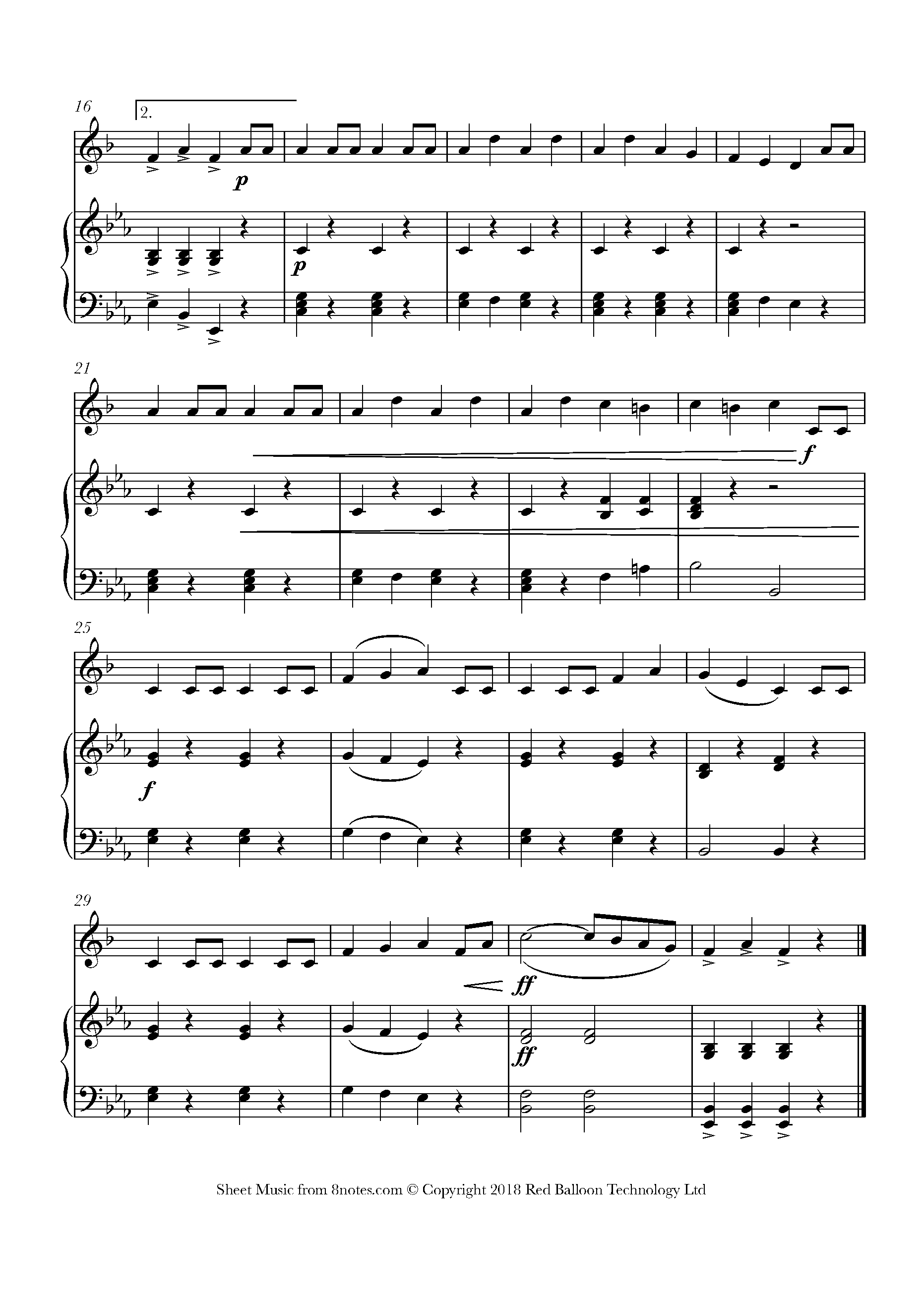 Rossini - William Tell Overture Sheet music for Trumpet - 8notes.com